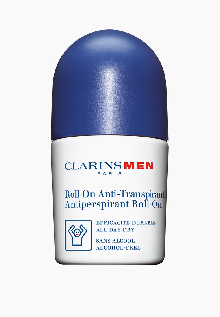 Дезодорант шариковый Clarins антиперспирант, цвет: прозрачный ...