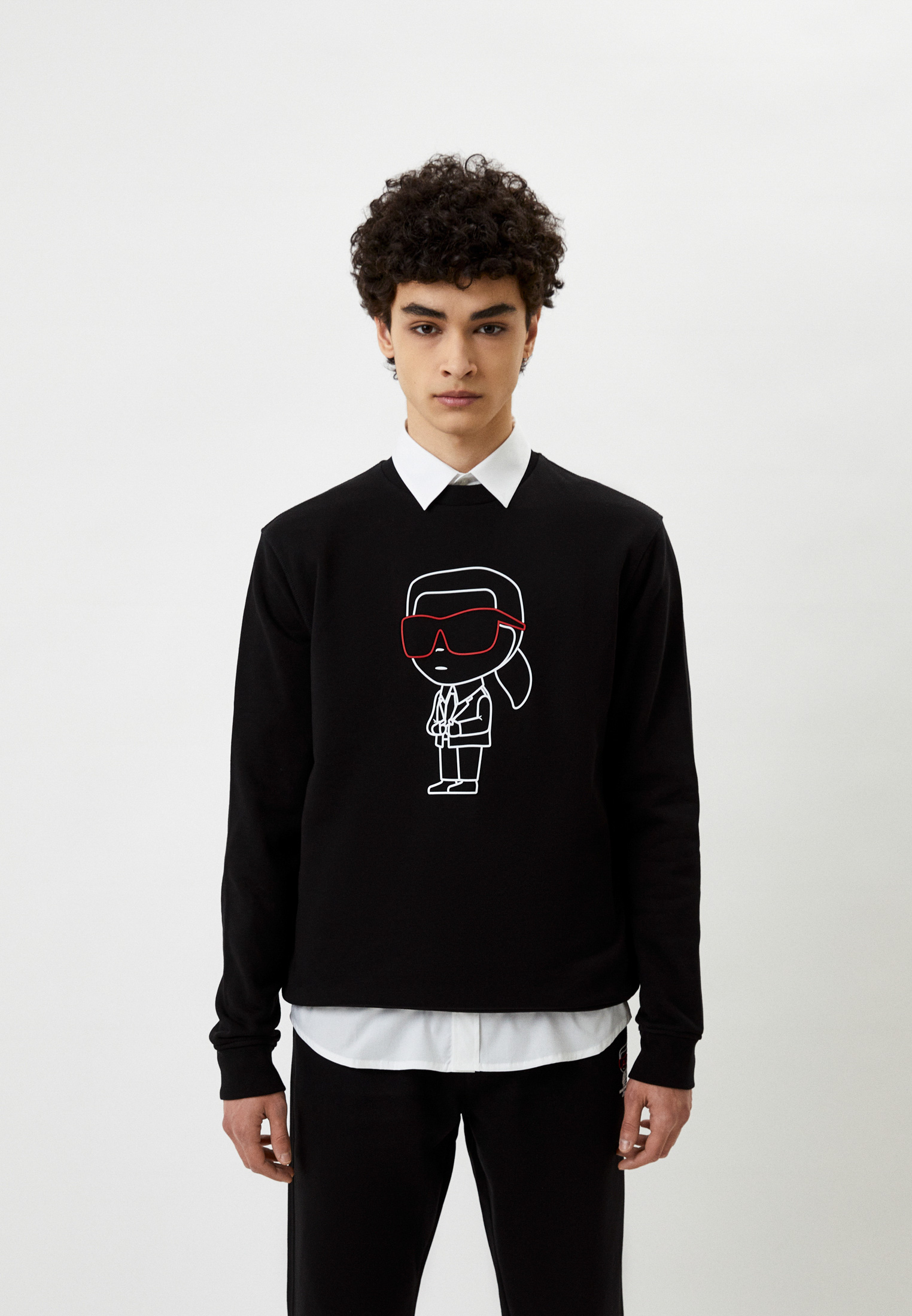 Свитшот Karl Lagerfeld, цвет: черный, RTLACJ620901 — купить в интернет ...