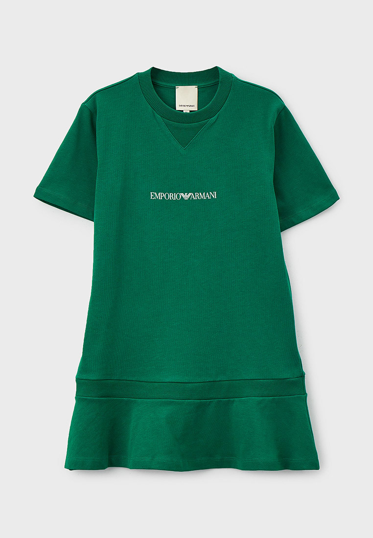Платье Emporio Armani, цвет: зеленый, RTLACJ636201 — купить в интернет ...