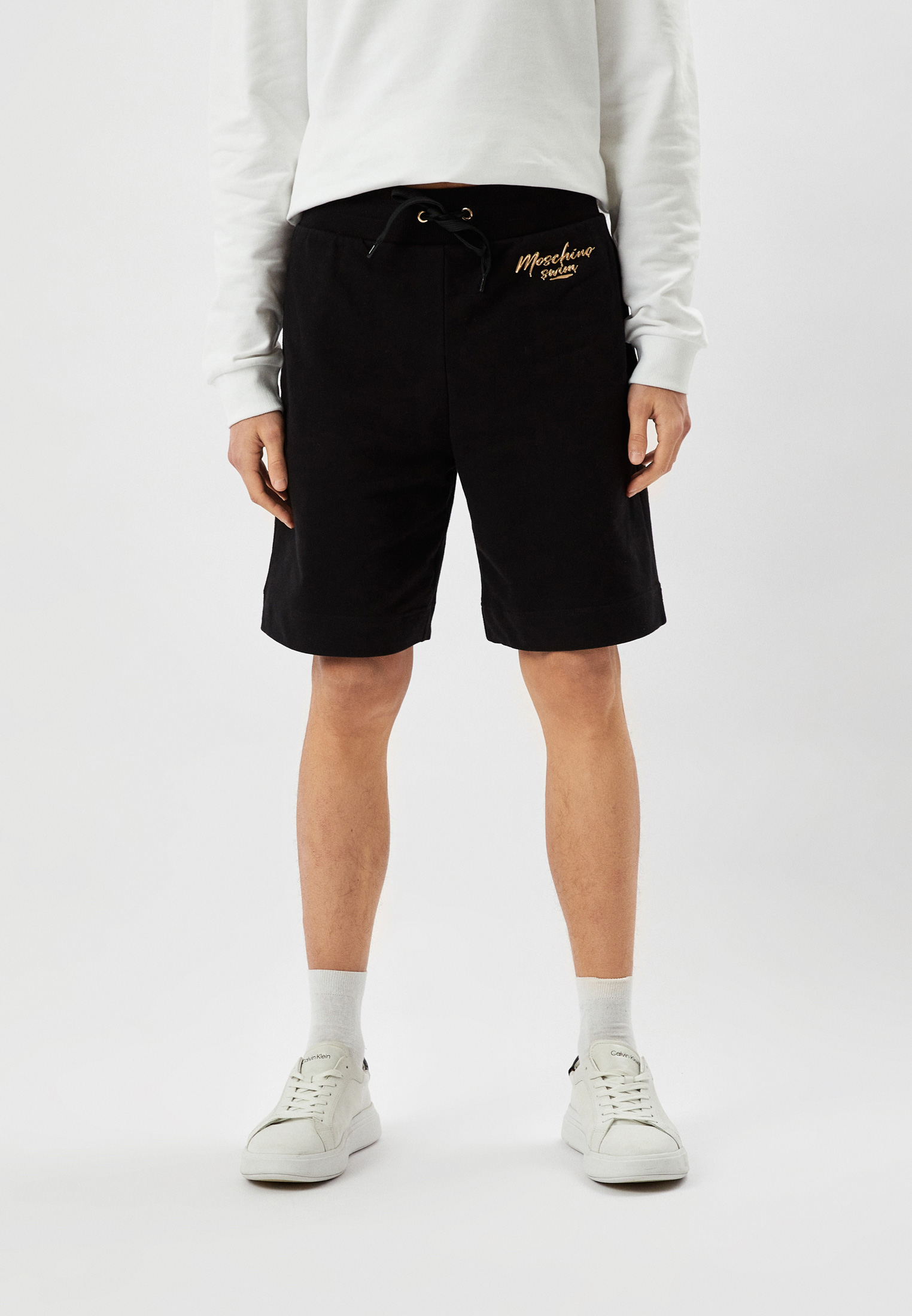 Шорты спортивные Moschino Swim, цвет: черный, RTLACJ739901 — купить в ...