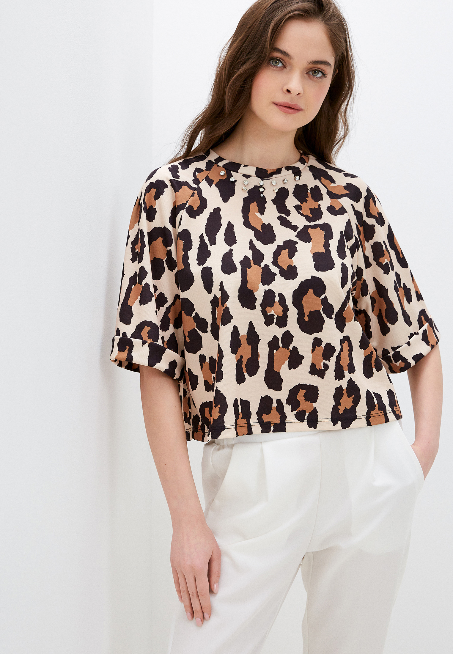 Блуза Imperial, цвет: бежевый, RTLACJ971401 — купить в интернет ...