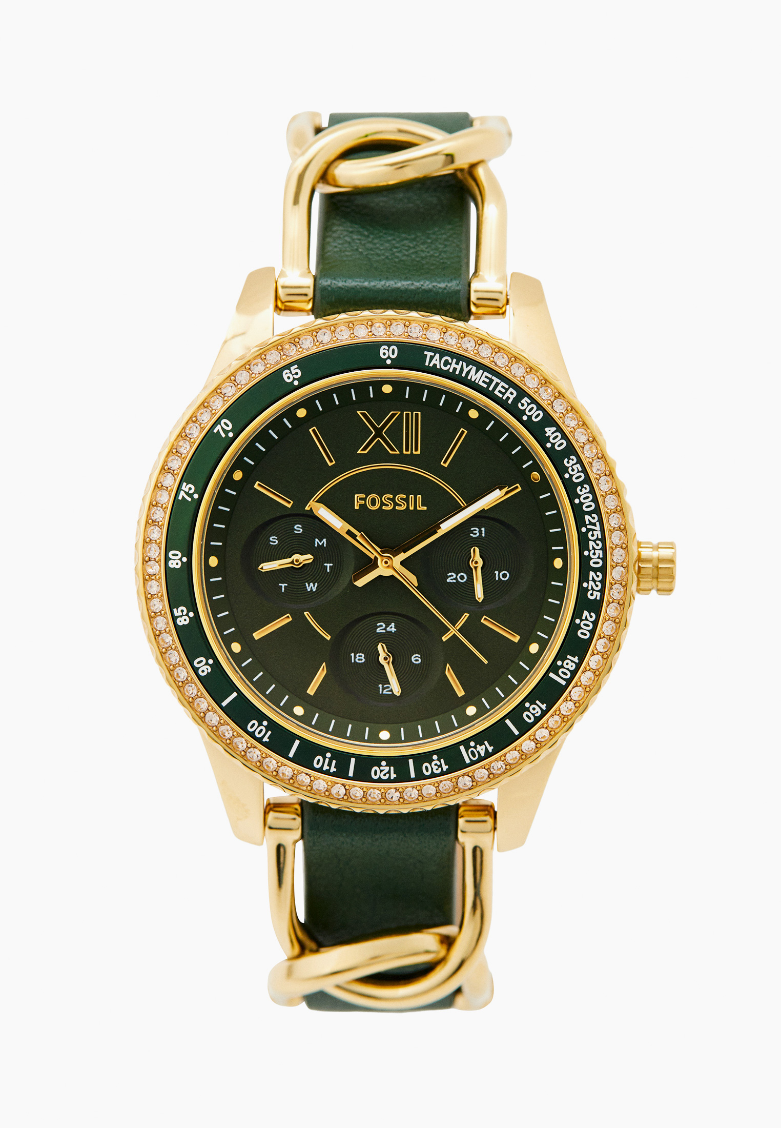 Часы Fossil Es5243 цвет зеленый Rtlacj980901 — купить в интернет