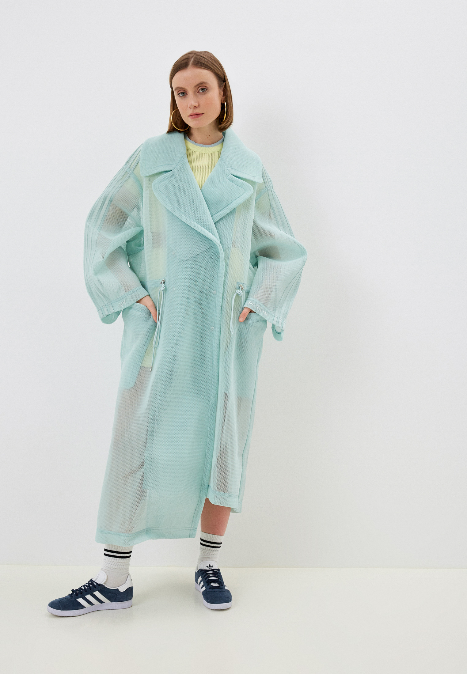 Плащ adidas Originals adidas X IVY PARK, цвет: зеленый, RTLACK026001 ...