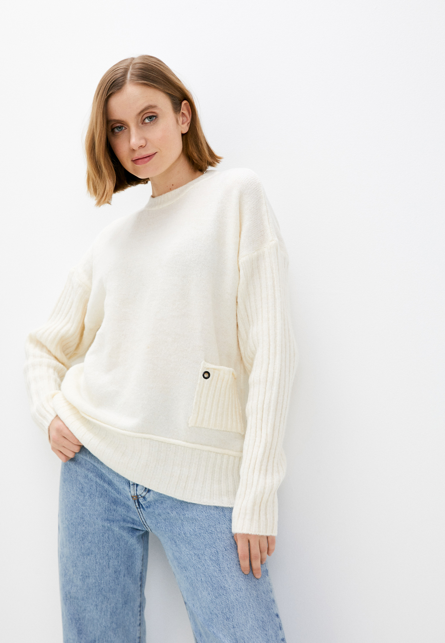 Джемпер Pink Orange, цвет: белый, RTLACK156201 — купить в интернет ...