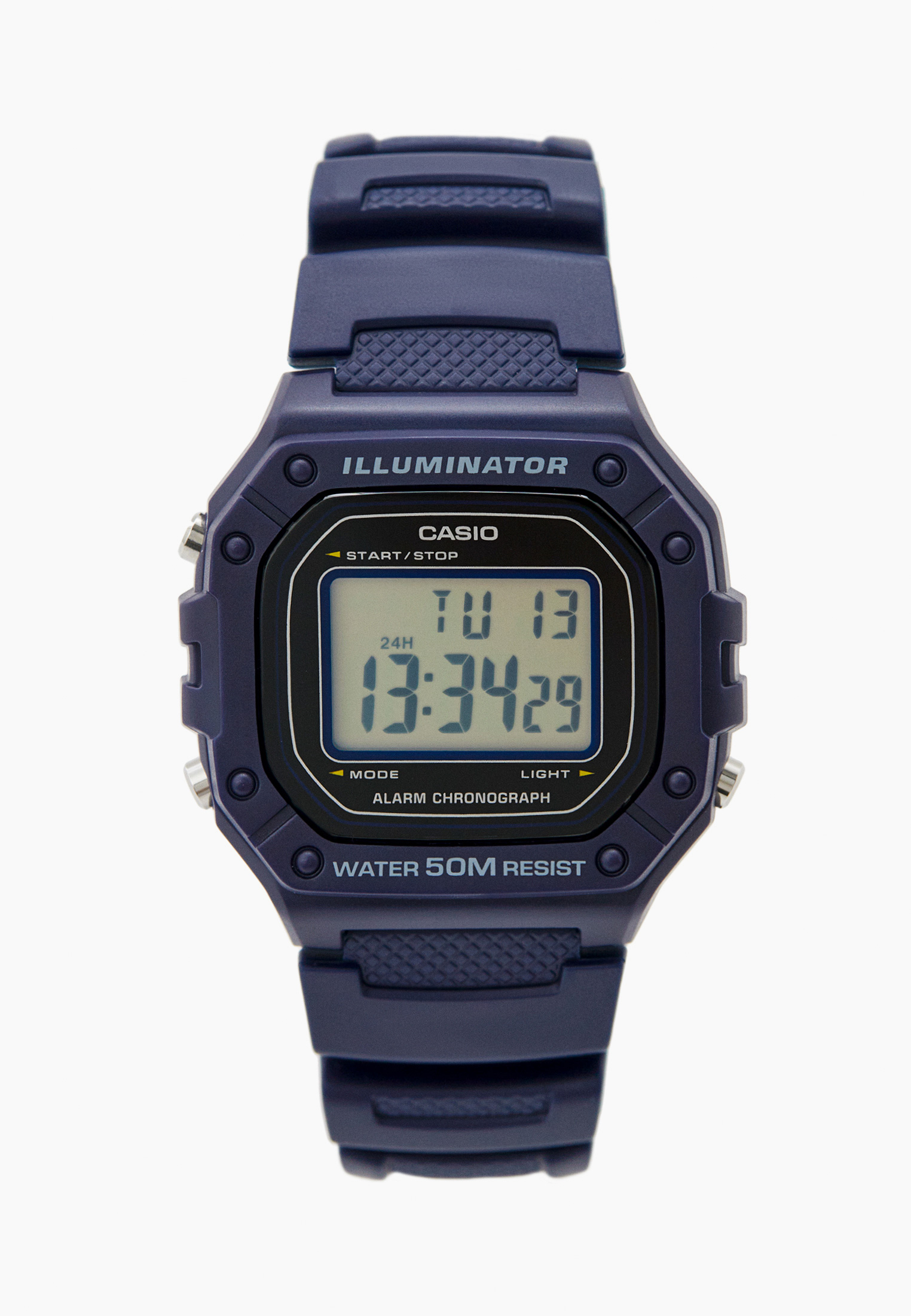 Часы Casio W-218H-2A, цвет: синий, RTLACK210401 — купить в интернет ...