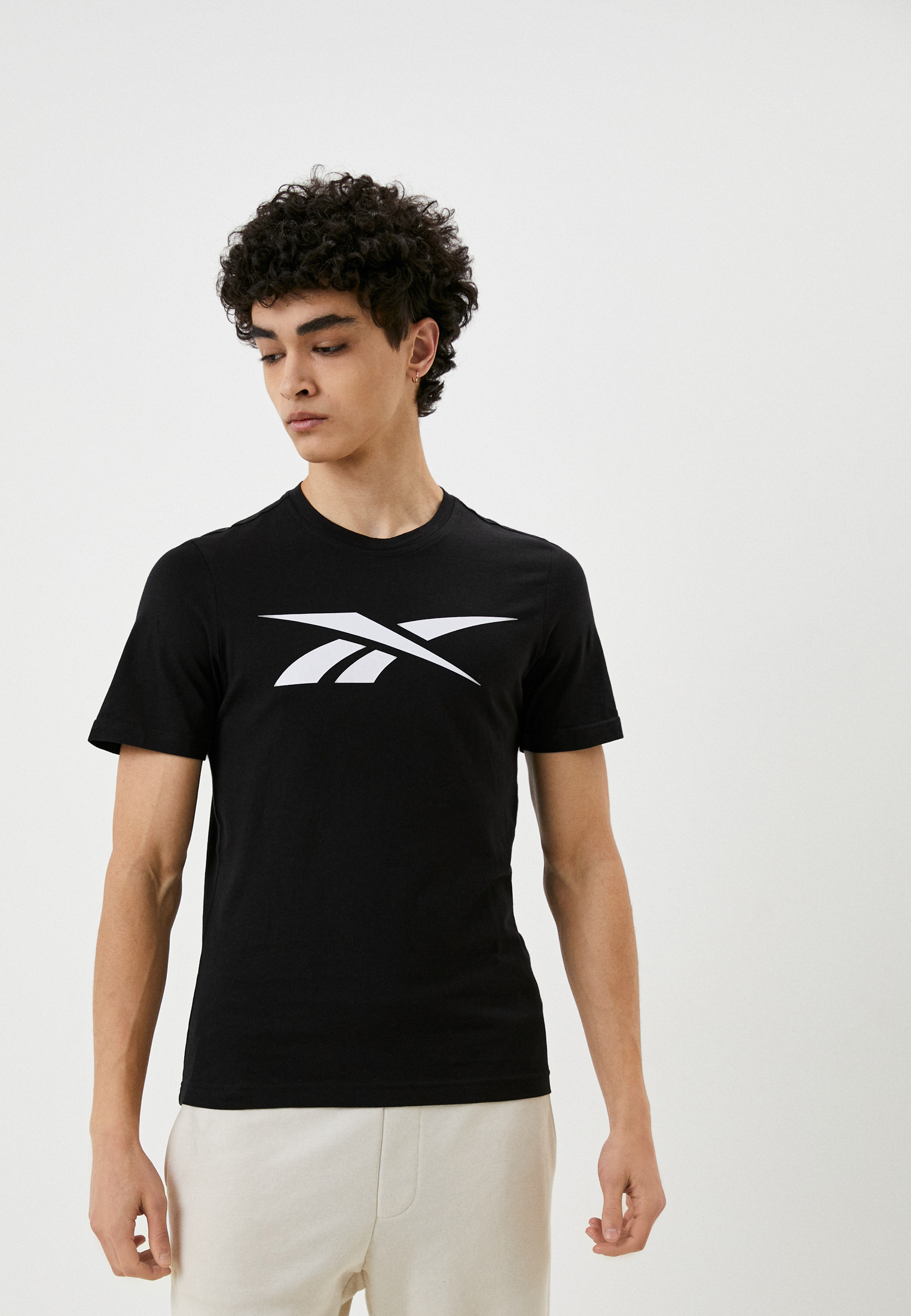 Футболка Reebok GS VECTOR TEE, цвет: черный, RTLACK366601 — купить в ...