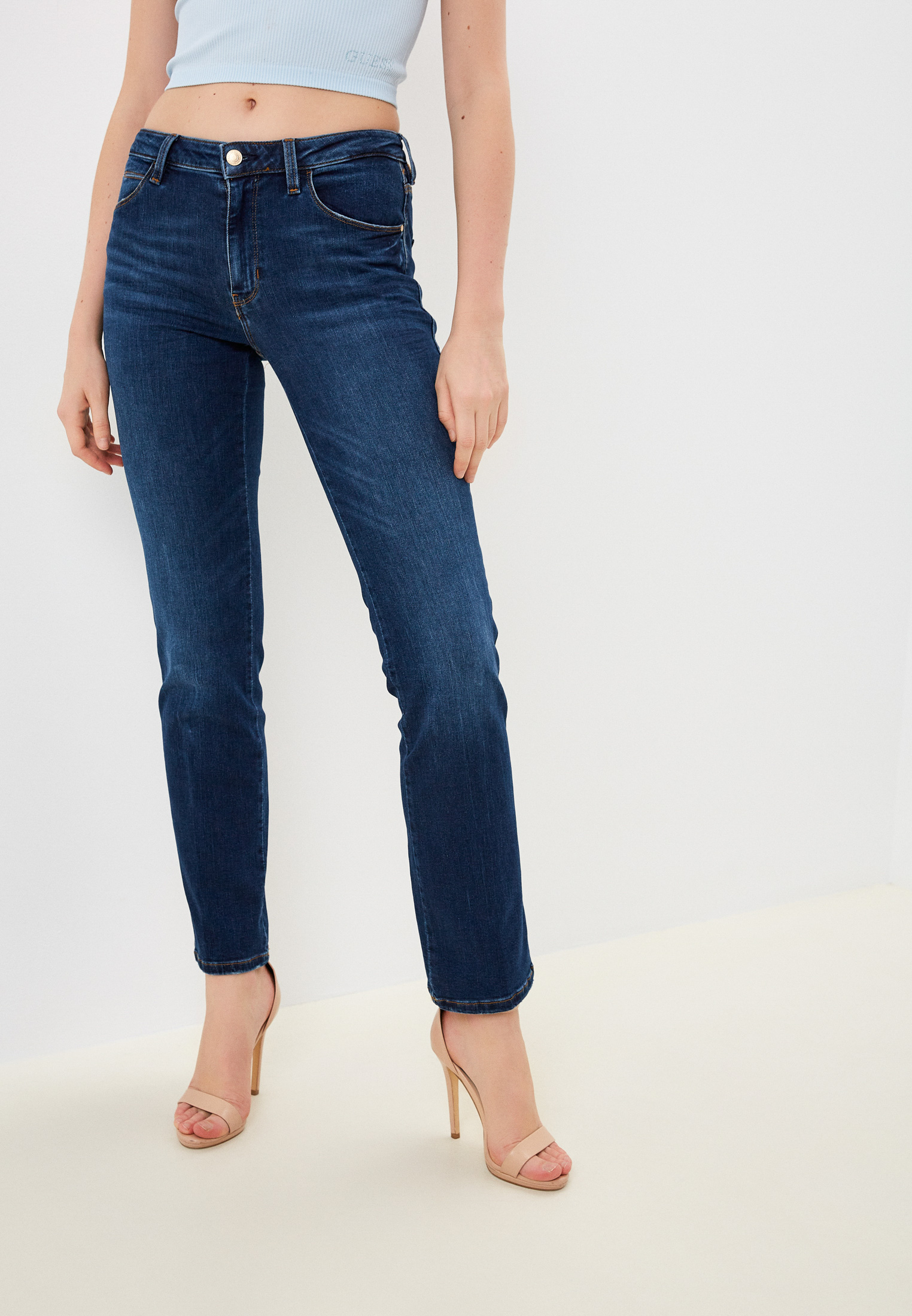 Джинсы Guess SEXY STRAIGHT, цвет: синий, RTLACK454901 — купить в ...