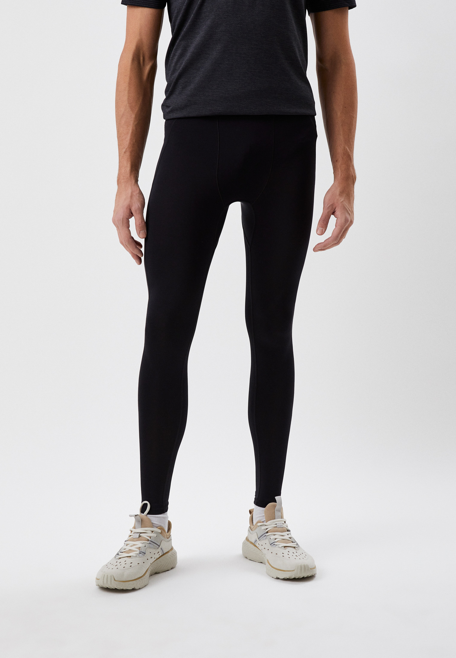 Тайтсы UNIQLO AIRism UV Protection, цвет: черный, RTLACK558101 — купить ...