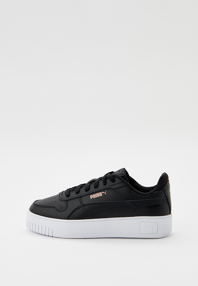 Кеды PUMA Carina Street PUMA Black-PUMA Black-Rose, цвет: черный ...