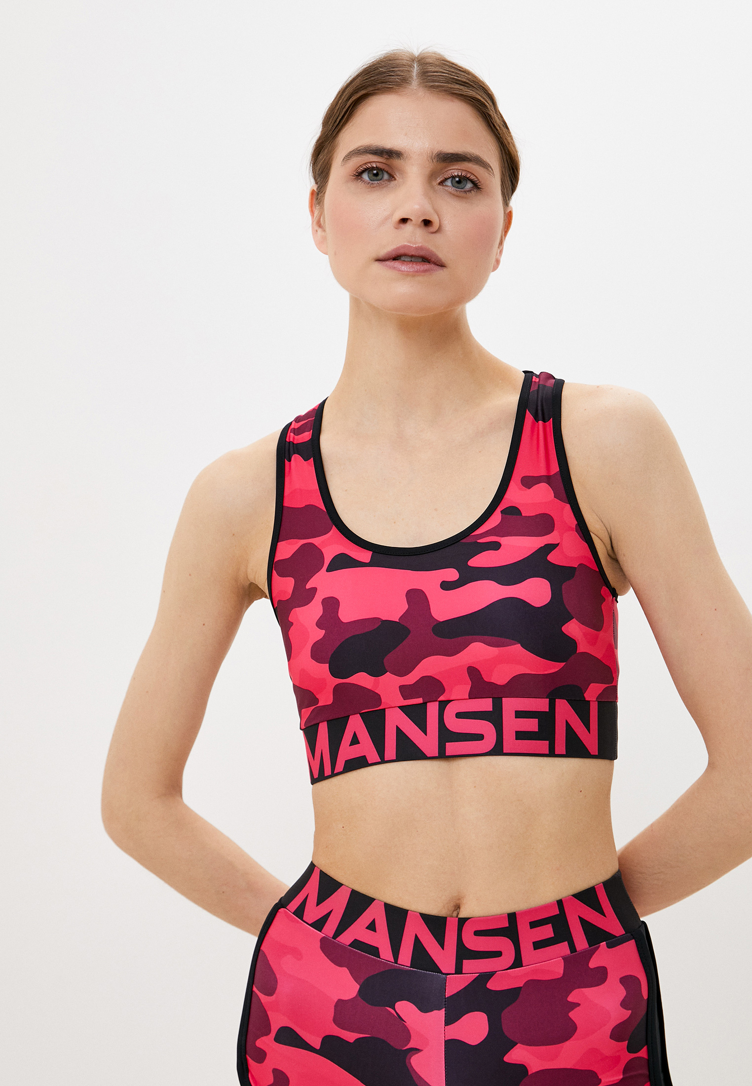 Топ спортивный Mansen Military, цвет: розовый, RTLACK827501 — купить в ...