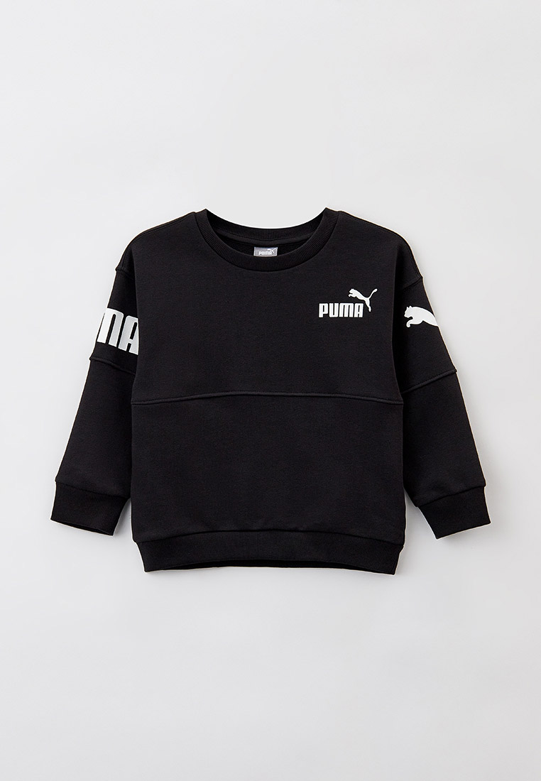 Свитшот PUMA PUMA POWER Crew TR B PUMA Black, цвет: черный ...