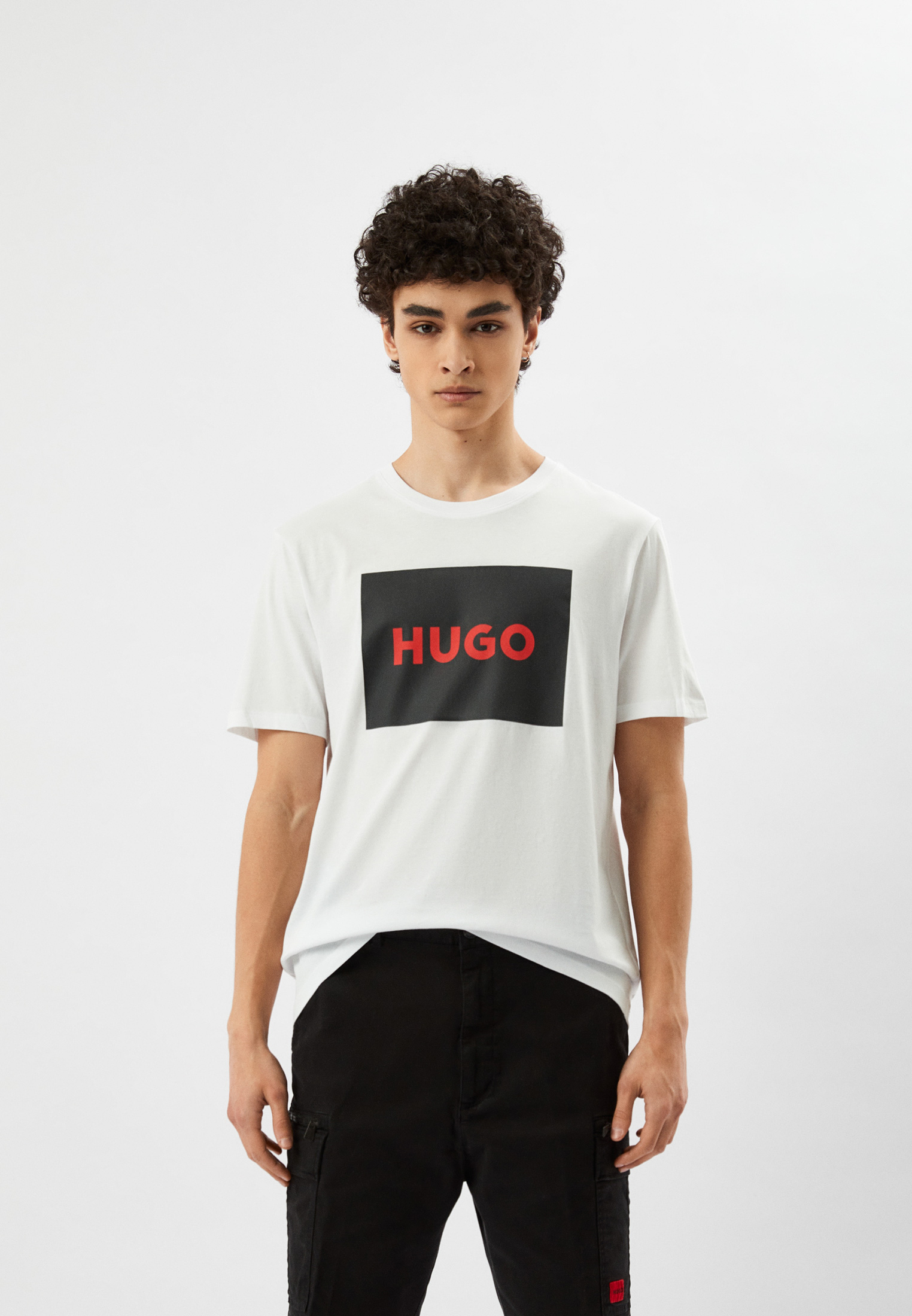 Футболка Hugo, цвет: белый, RTLACL048601 — купить в интернет-магазине ...