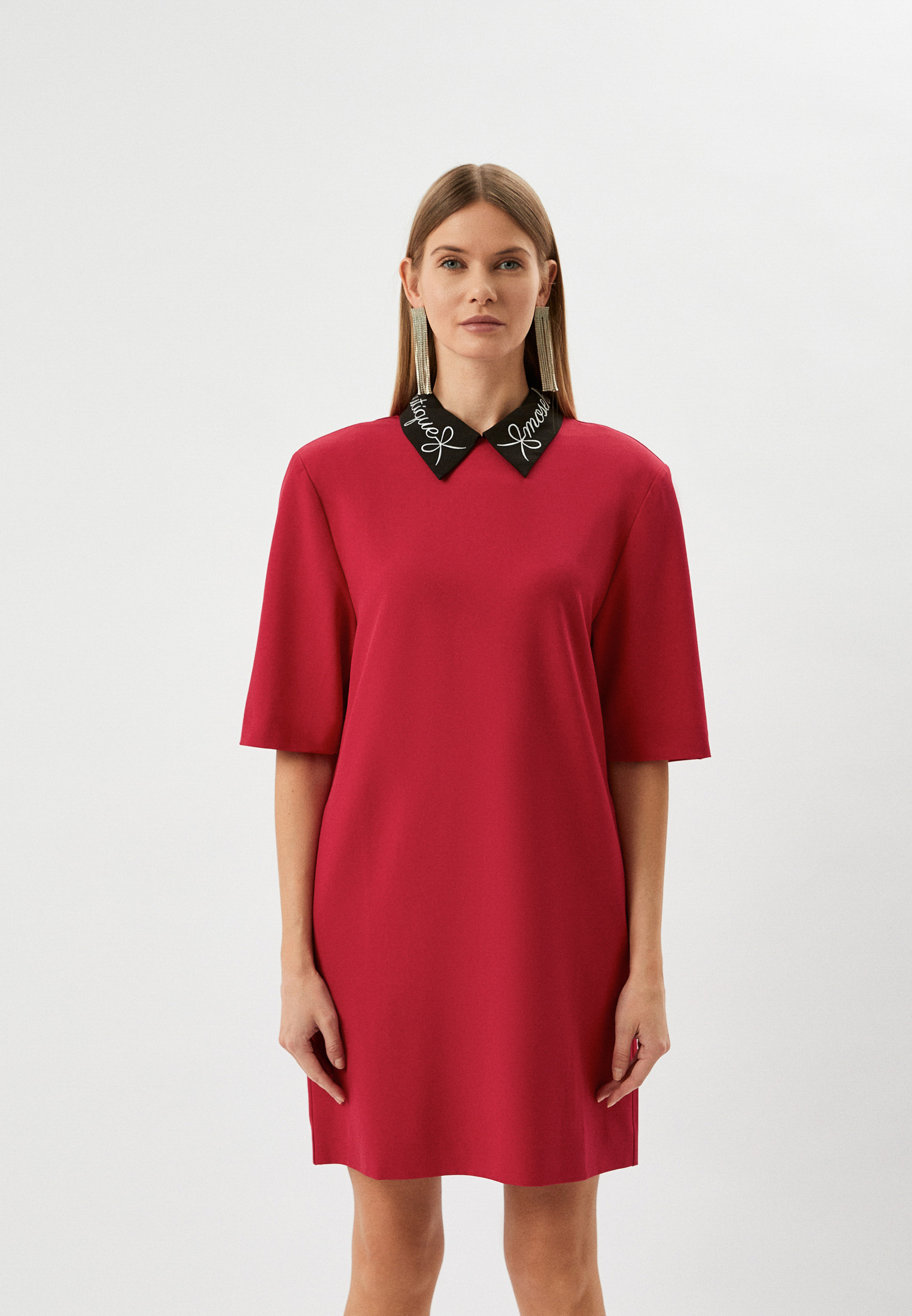 Платье Boutique Moschino, цвет: фуксия, RTLACL611301 — купить в ...