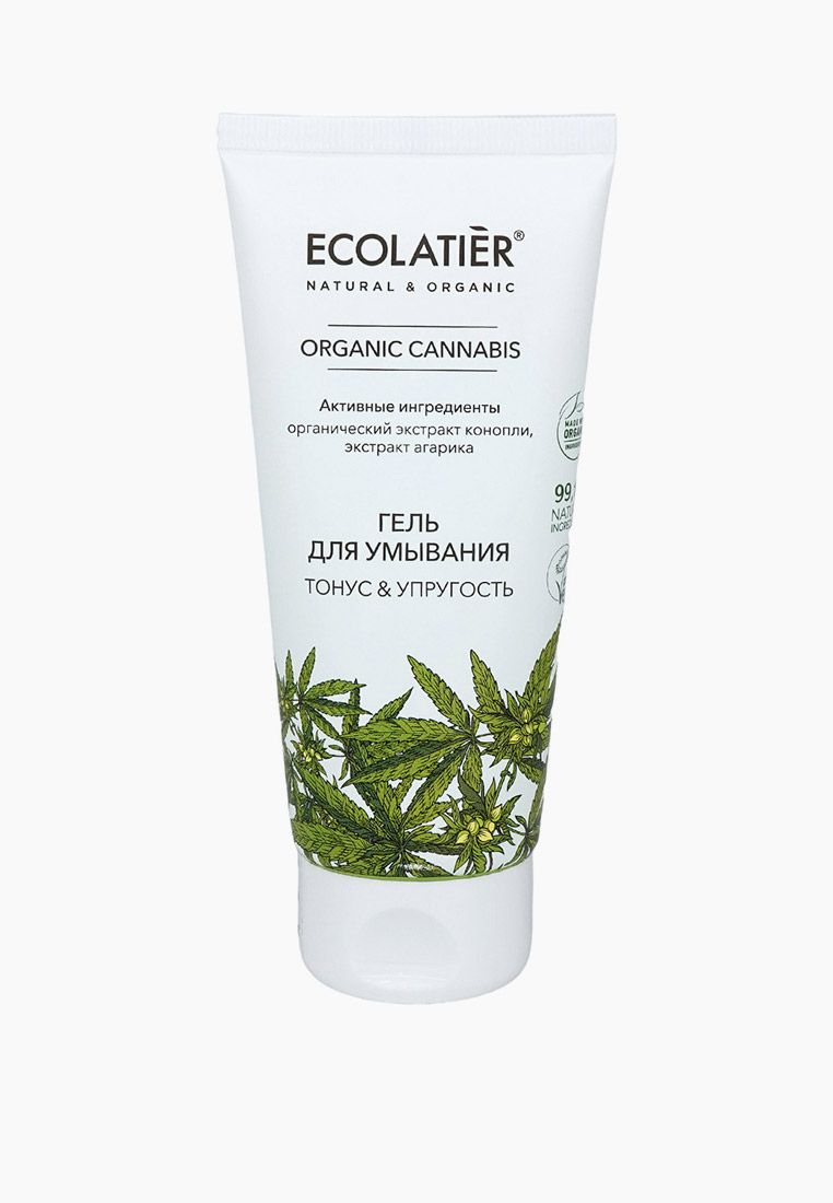 Гель для умывания Ecolatier ORGANIC CANNABIS, 100 мл, цвет: прозрачный ...