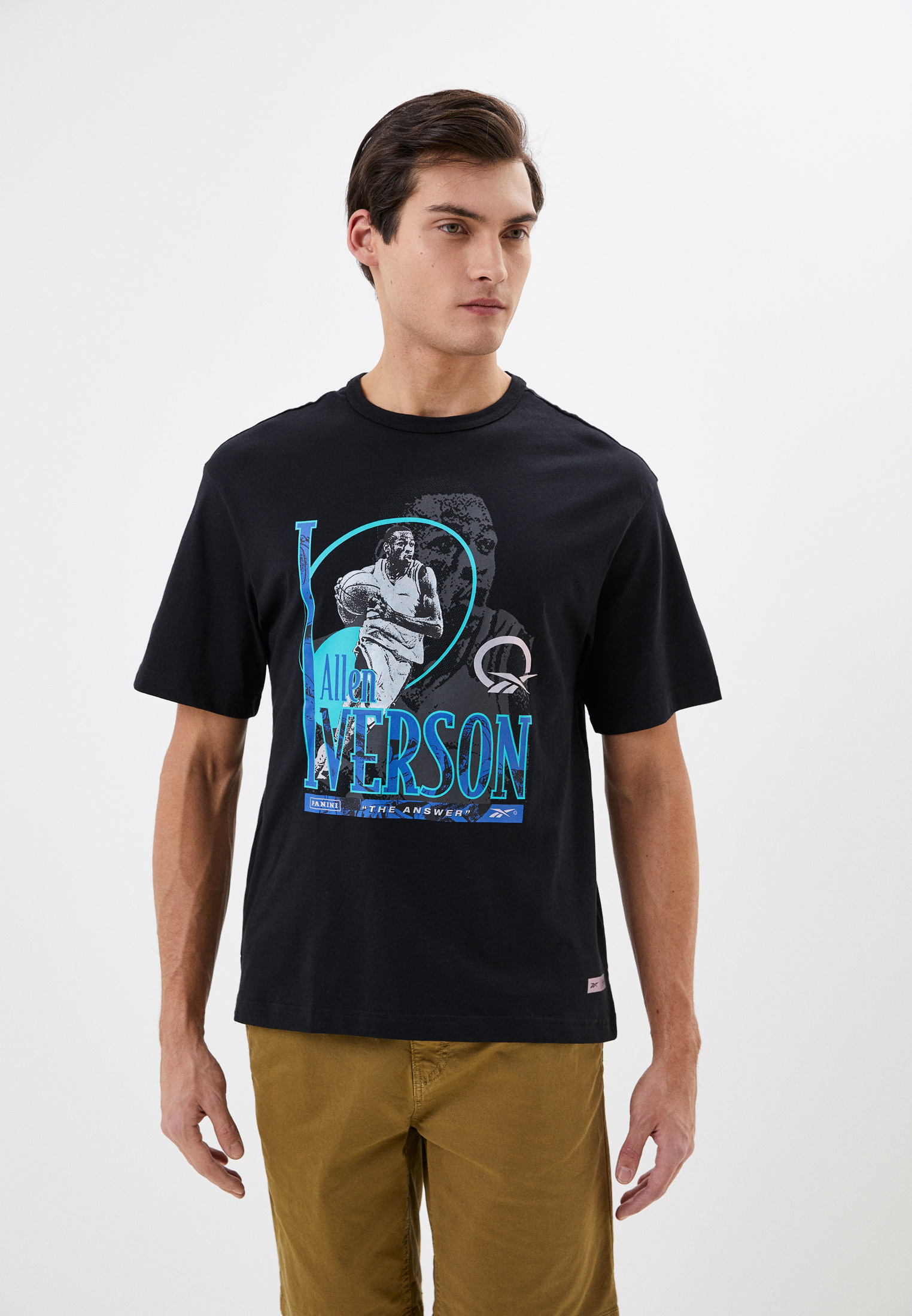 Футболка Reebok RBK PANINI T-SHIRT, цвет: черный, RTLACL755201 — купить ...