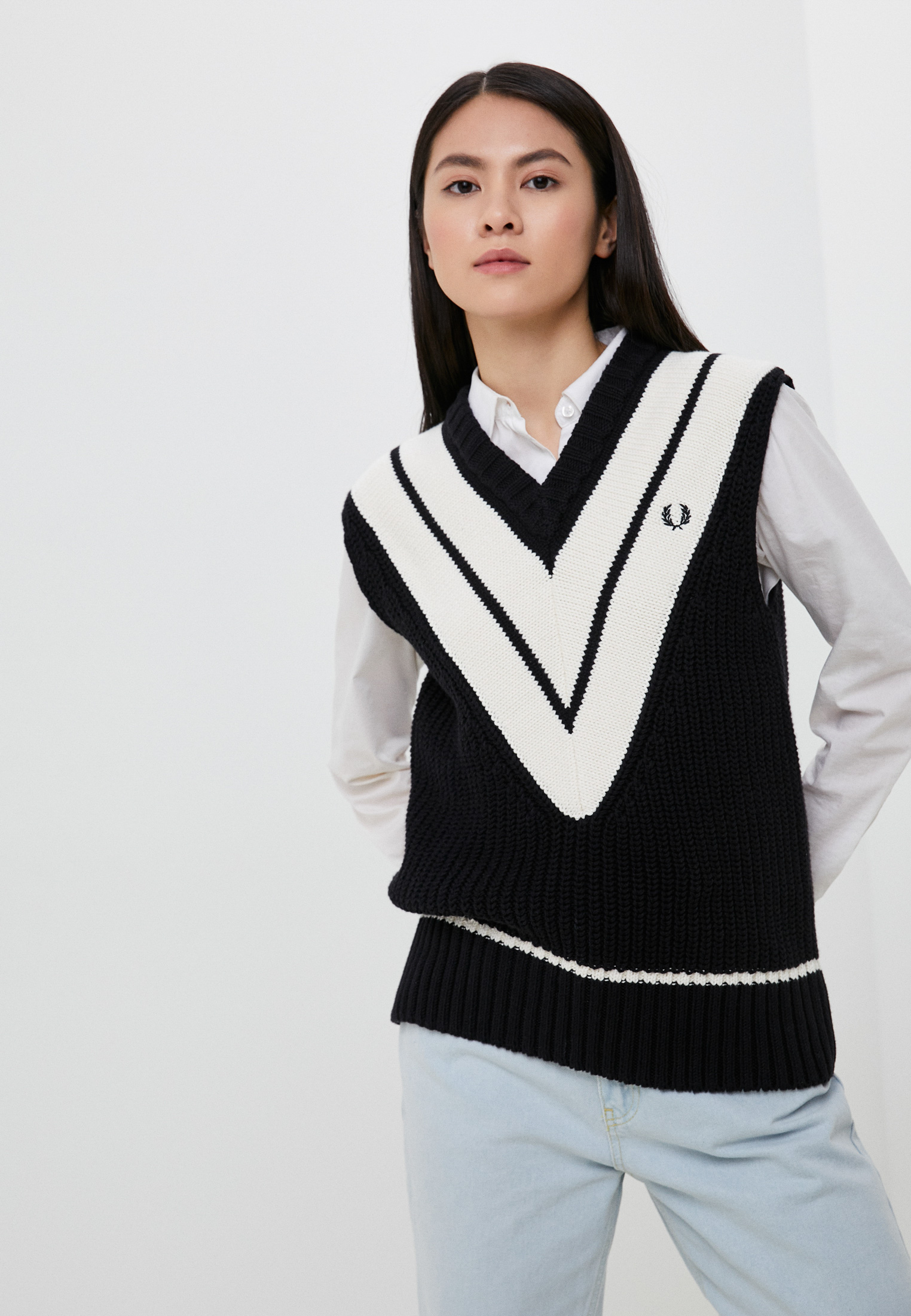 Жилет Fred Perry, цвет: черный, RTLACL784401 — купить в интернет ...