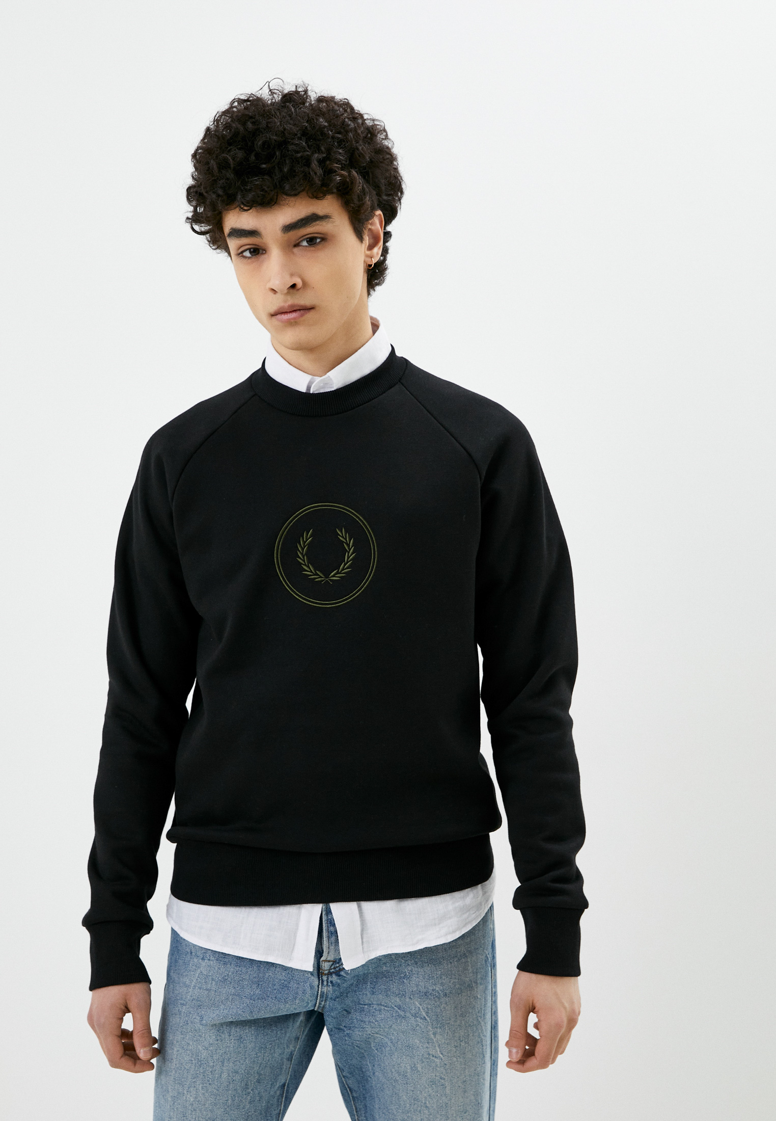 Свитшот Fred Perry, цвет: черный, RTLACL787301 — купить в интернет ...