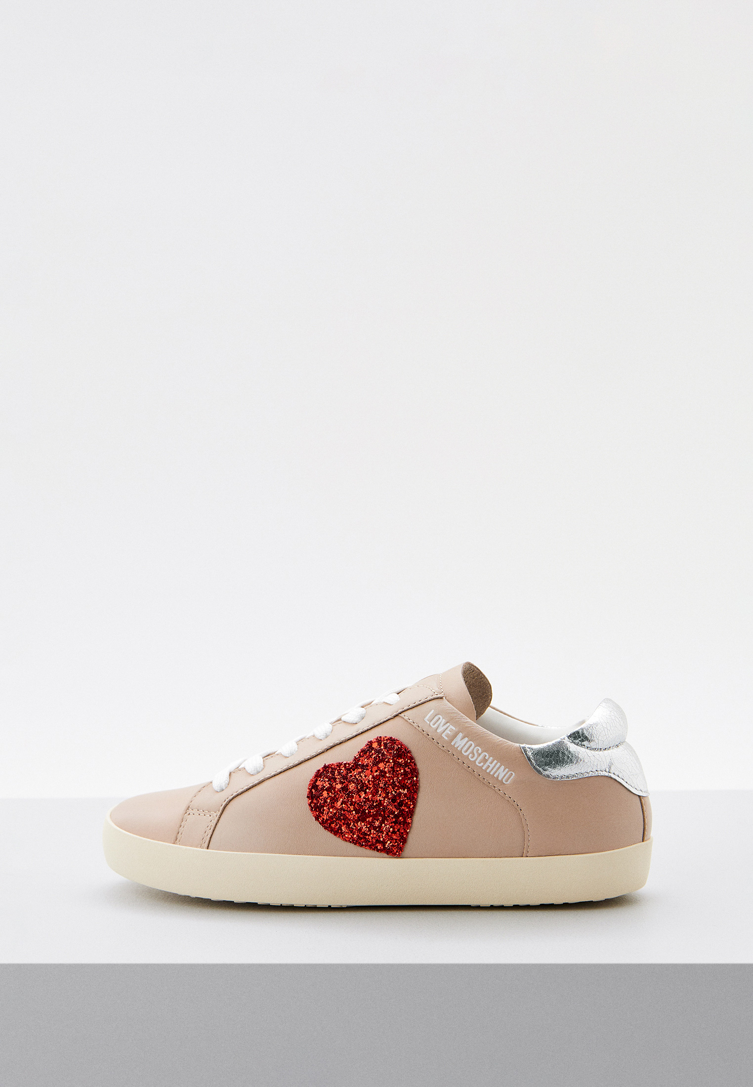 Кеды Love Moschino, цвет: бежевый, RTLACL798501 — купить в интернет ...