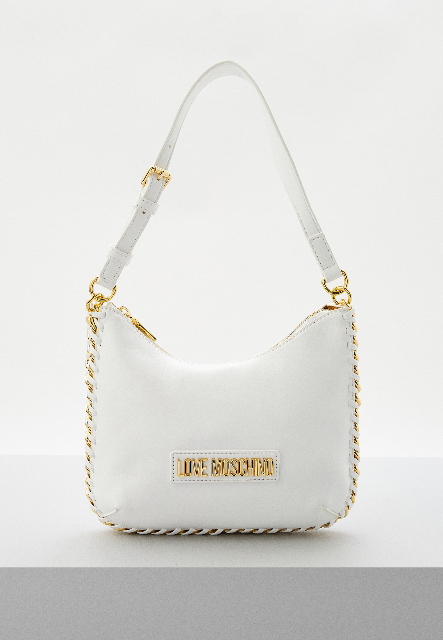 Сумка Love Moschino, цвет: белый, RTLACL810201 — купить в интернет ...