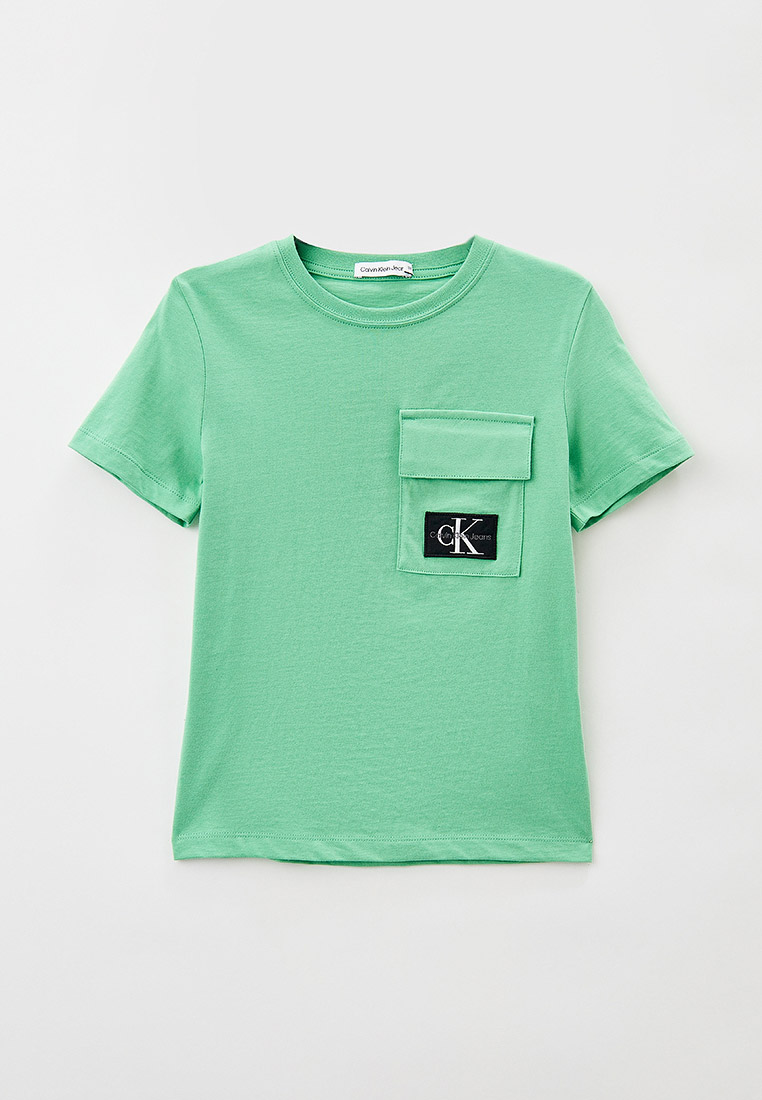 Футболка Calvin Klein Jeans цвет зеленый Rtlacl832001 — купить в
