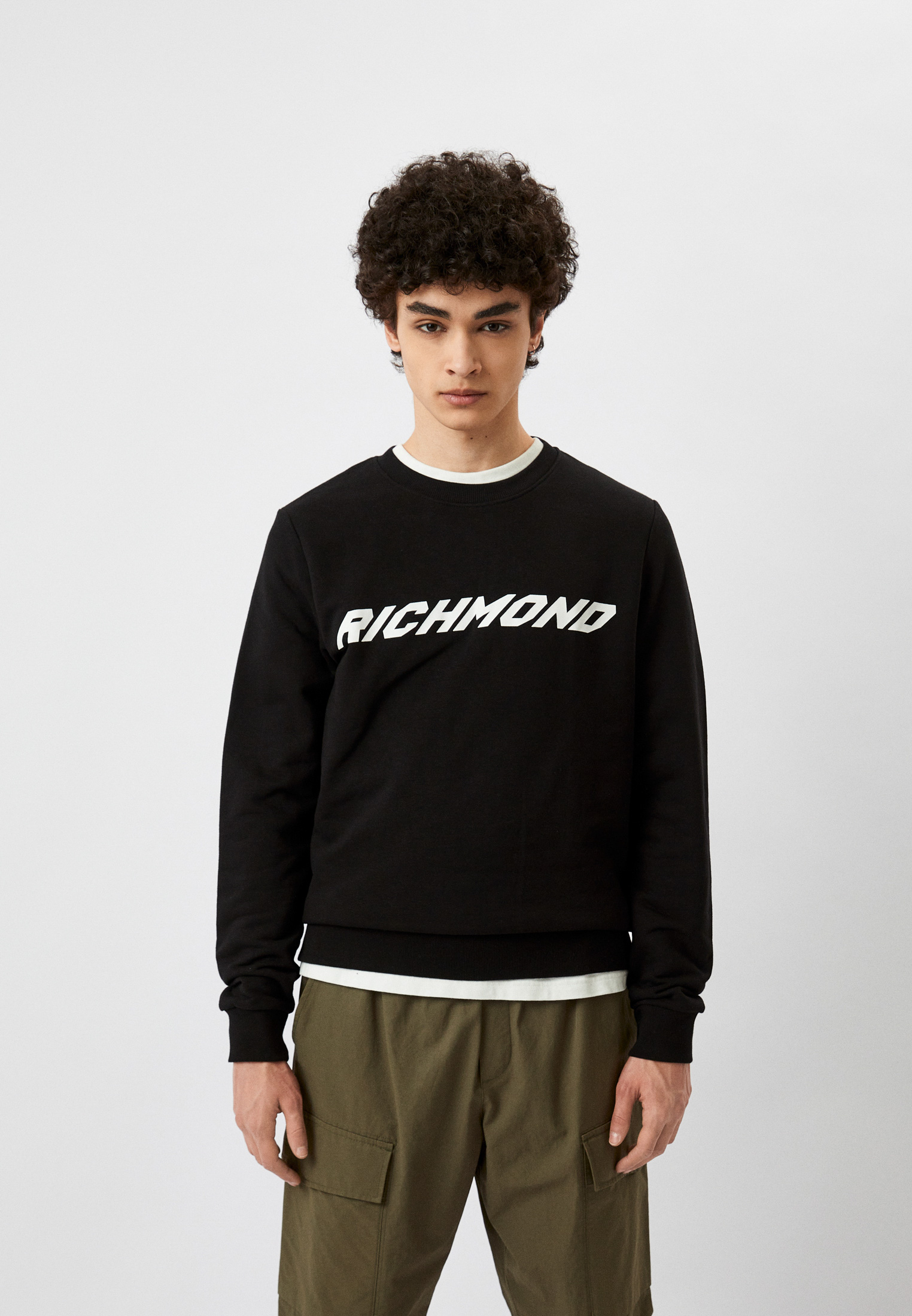 Свитшот Richmond, цвет: черный, RTLACL947901 — купить в интернет ...