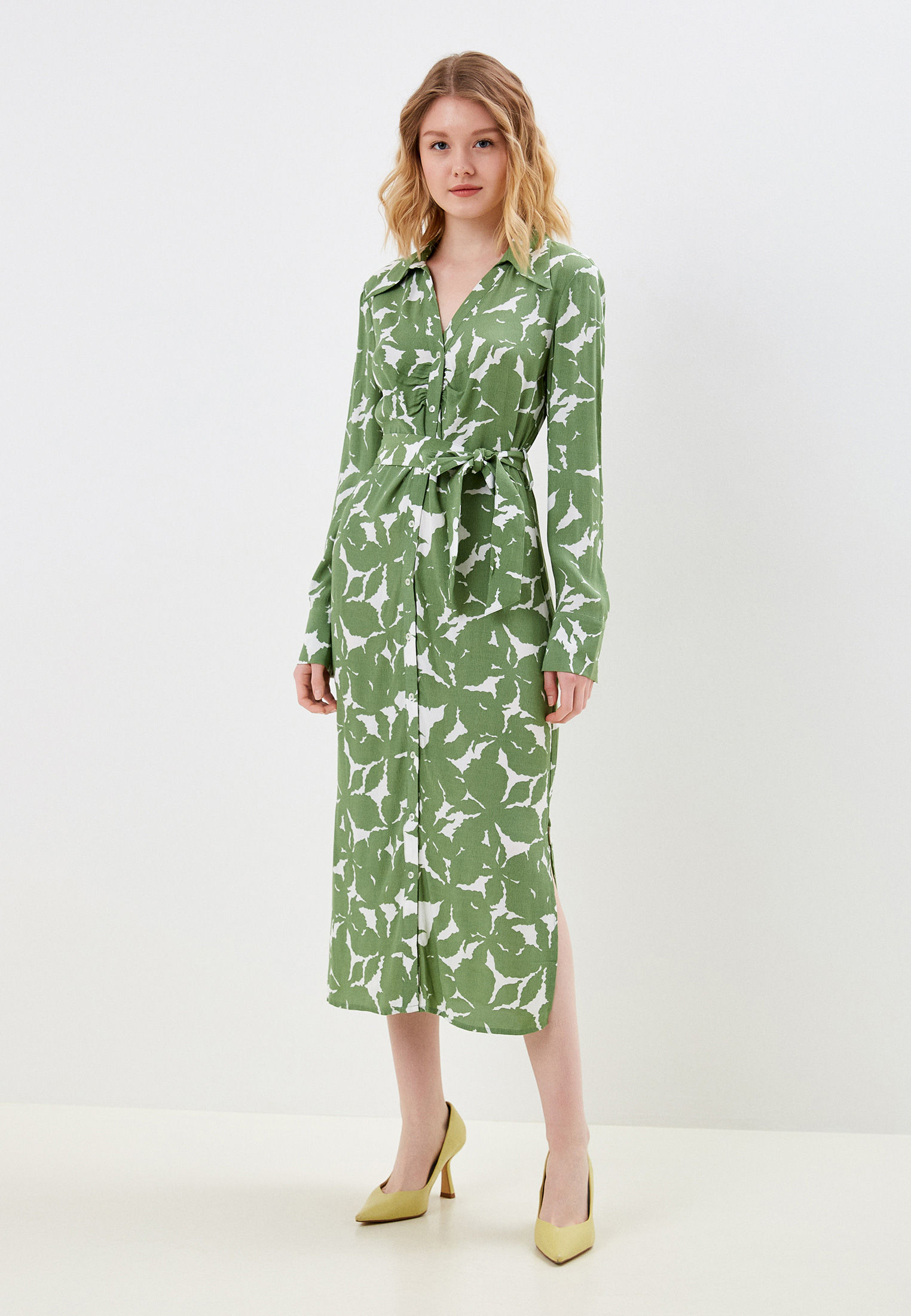 Платье United Colors Of Benetton цвет зеленый Rtlacl992001 — купить