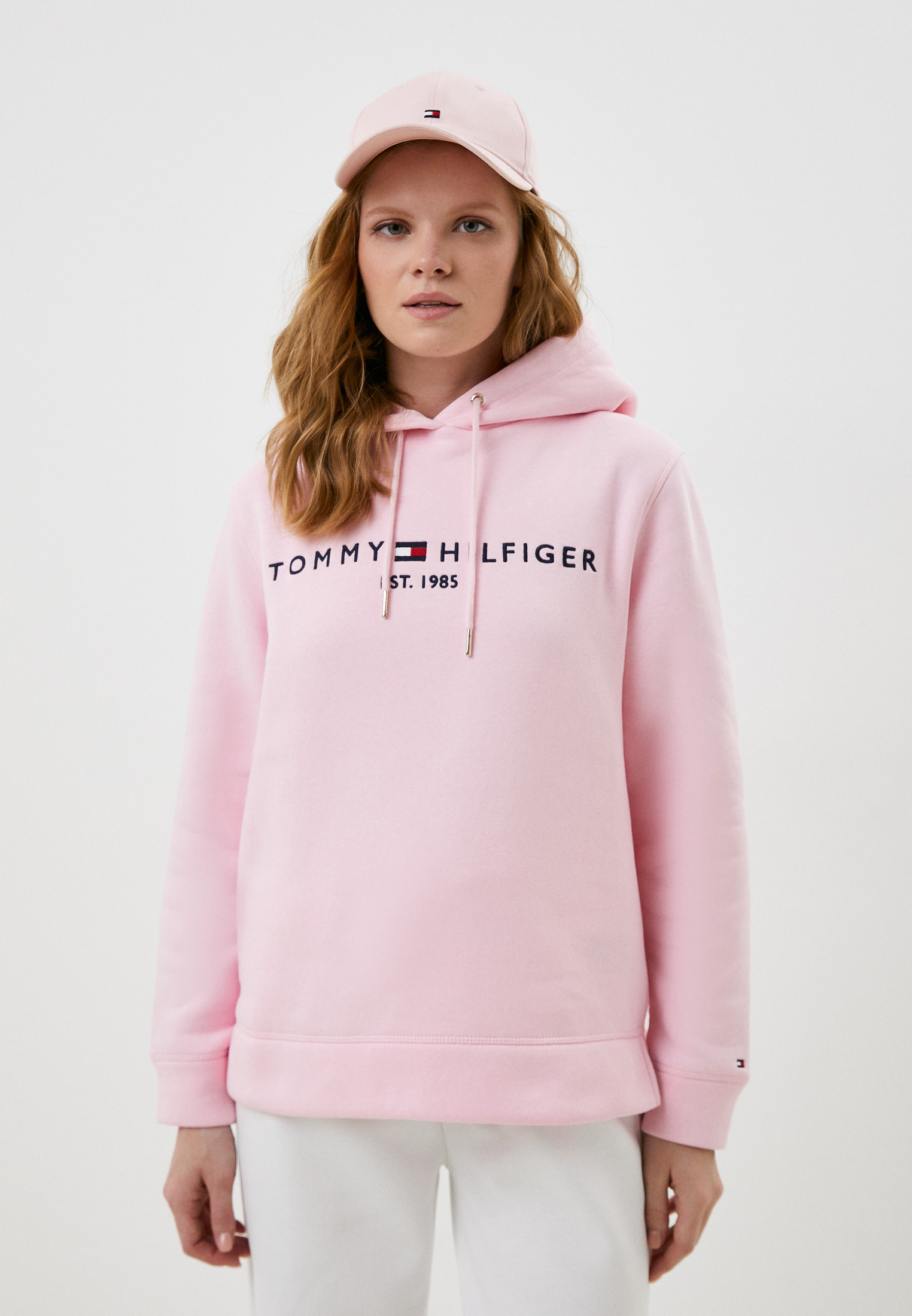 Худи Tommy Hilfiger, цвет: розовый, RTLACM071101 — купить в интернет ...