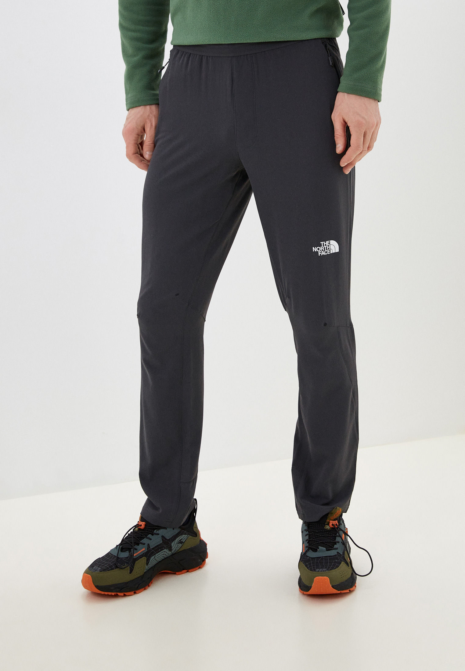 Брюки спортивные The North Face M 100 GLACIER FZ, цвет: серый ...