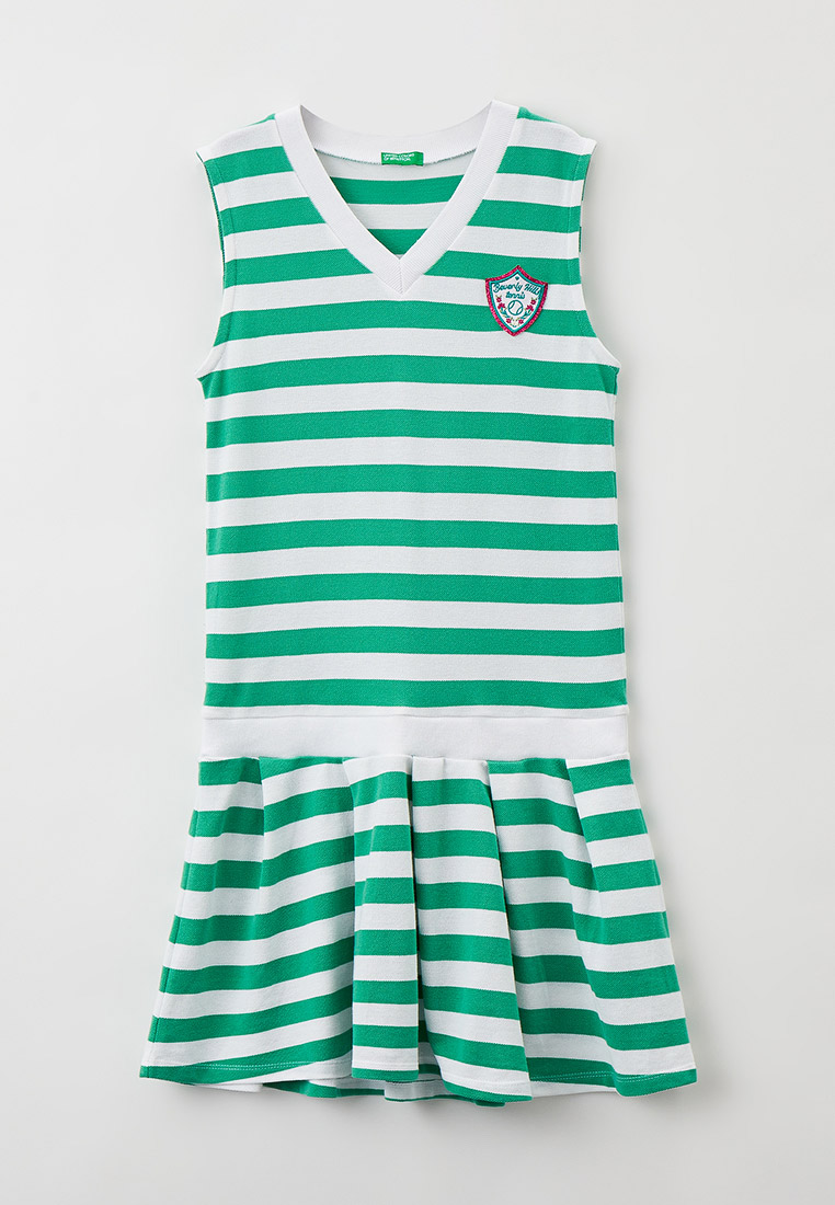 Платье United Colors Of Benetton цвет зеленый Rtlacm406201 — купить