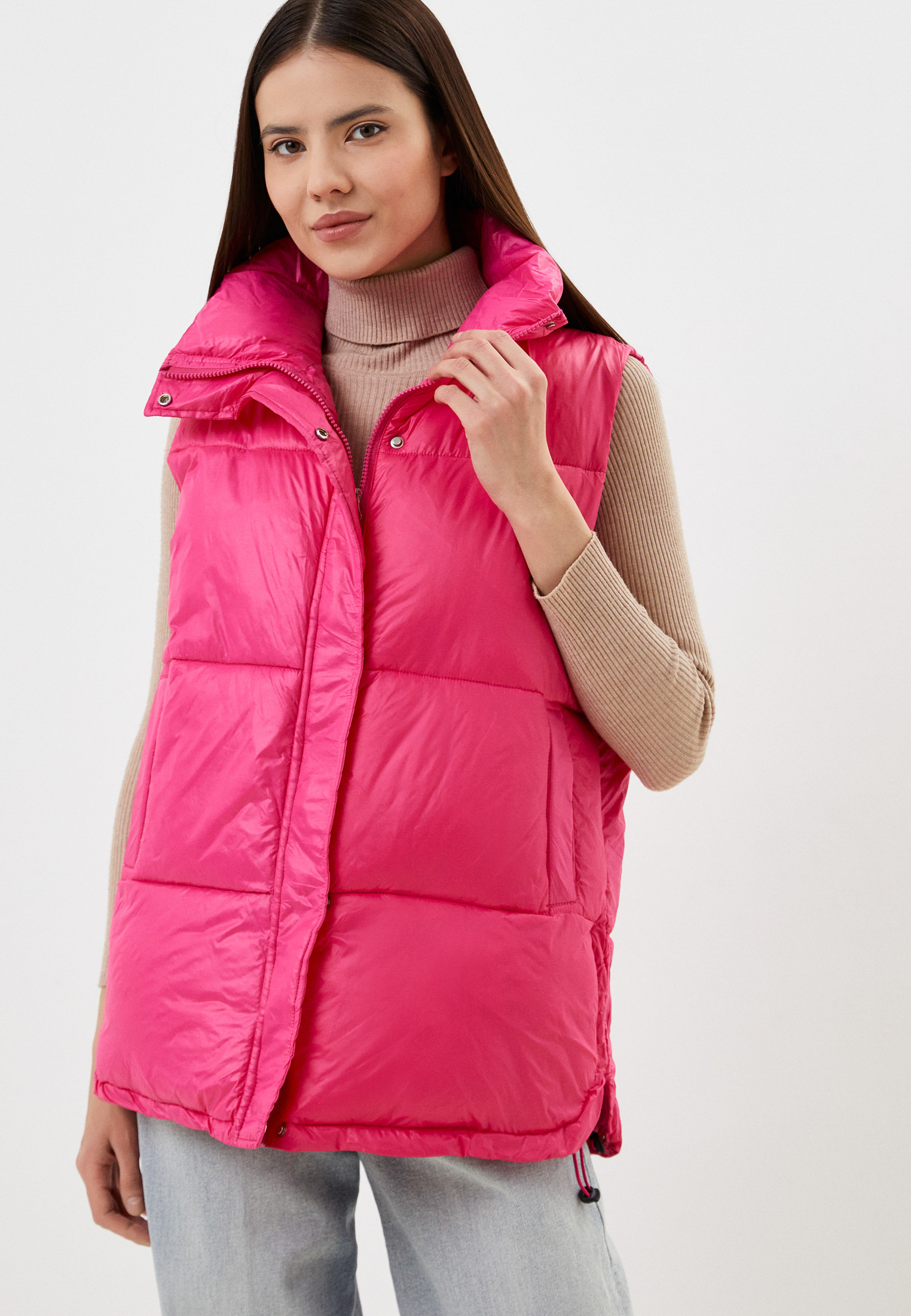 Жилет утепленный Moda Sincera, цвет: фуксия, RTLACM428401 — купить в ...