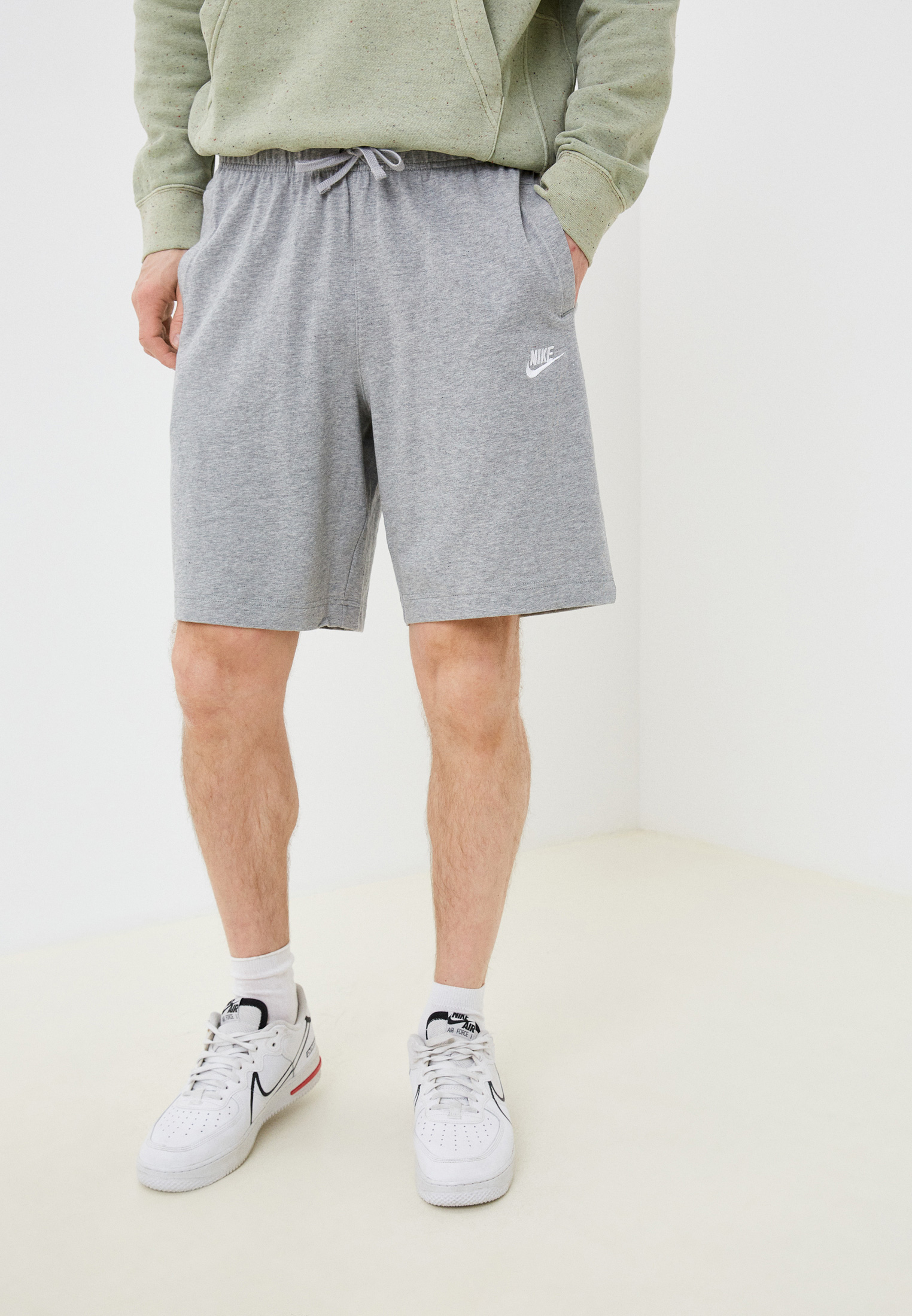 Шорты спортивные Nike M NSW CLUB SHORT JSY, цвет: серый, RTLACM452101 ...