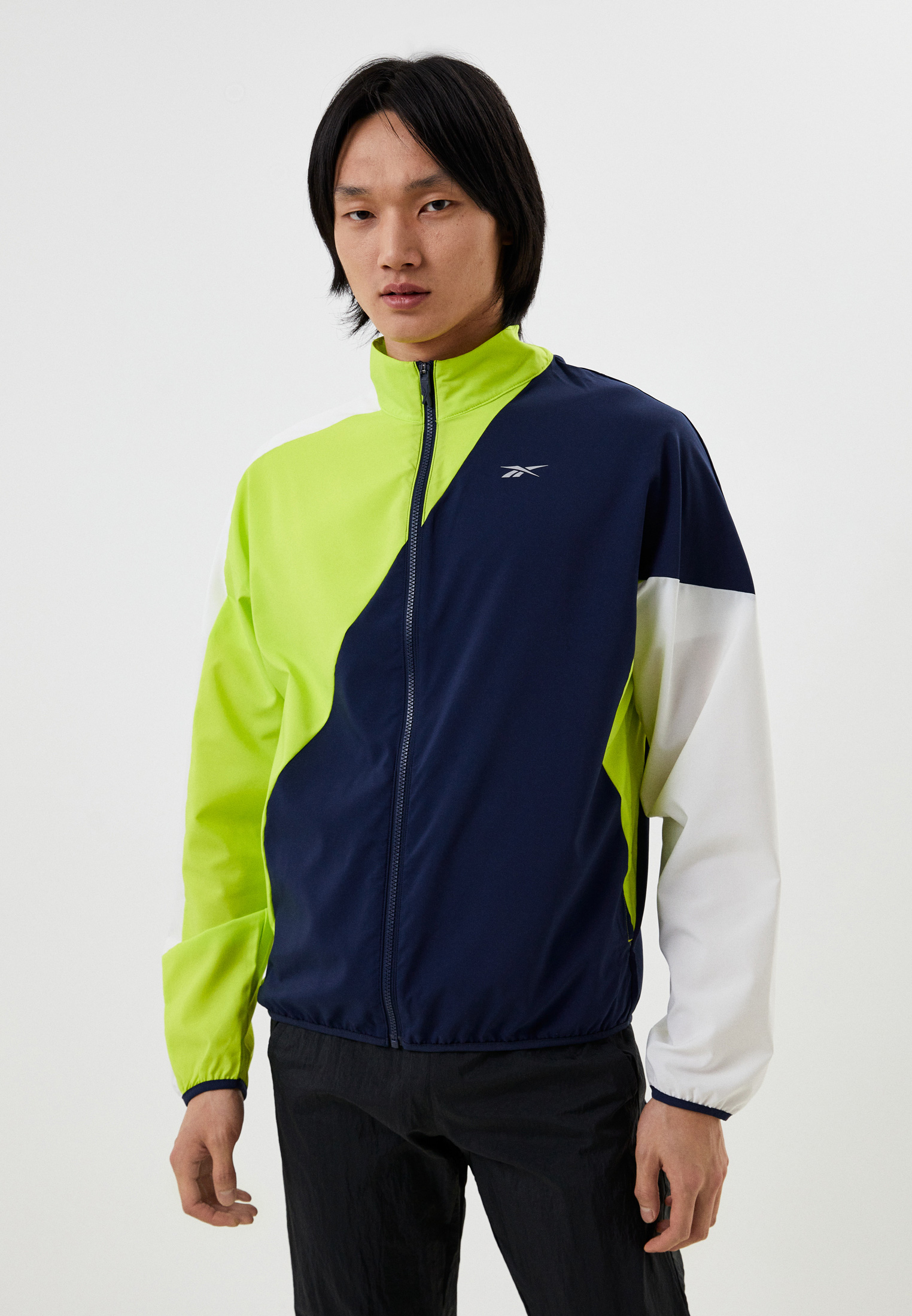 Ветровка Reebok RUNNING WOVEN WIND JKT, цвет: синий, RTLACM668001 ...