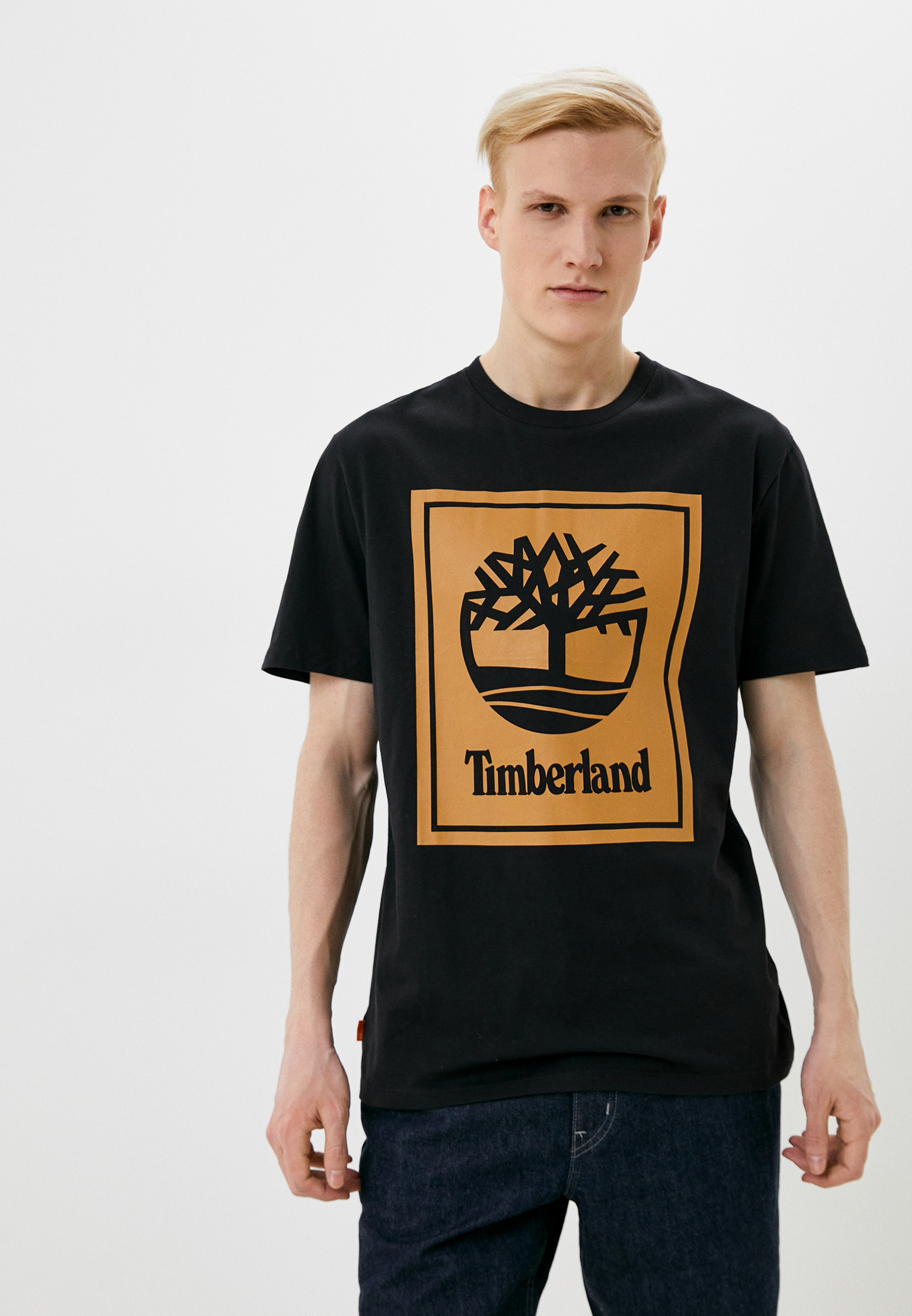 Футболка Timberland, цвет: черный, RTLACN036201 — купить в интернет ...
