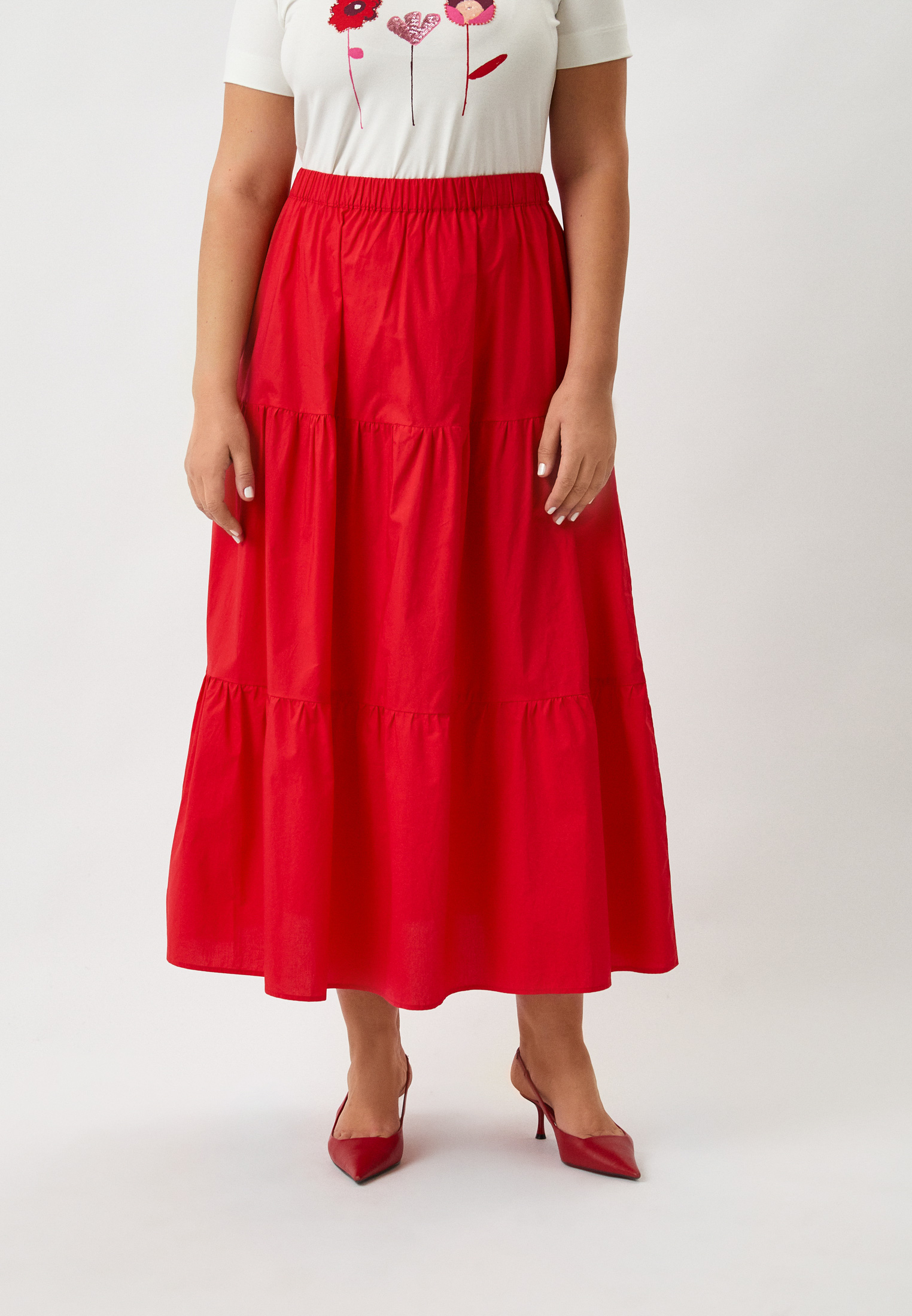 Юбка Persona by Marina Rinaldi CARICA, цвет: красный, RTLACN353801 ...