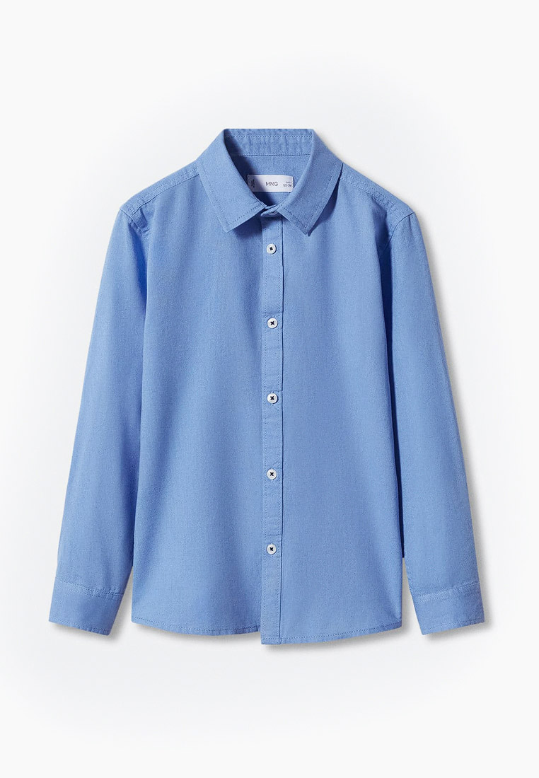 Рубашка Mango Kids BLAS, цвет: синий, RTLACN551801 — купить в интернет ...
