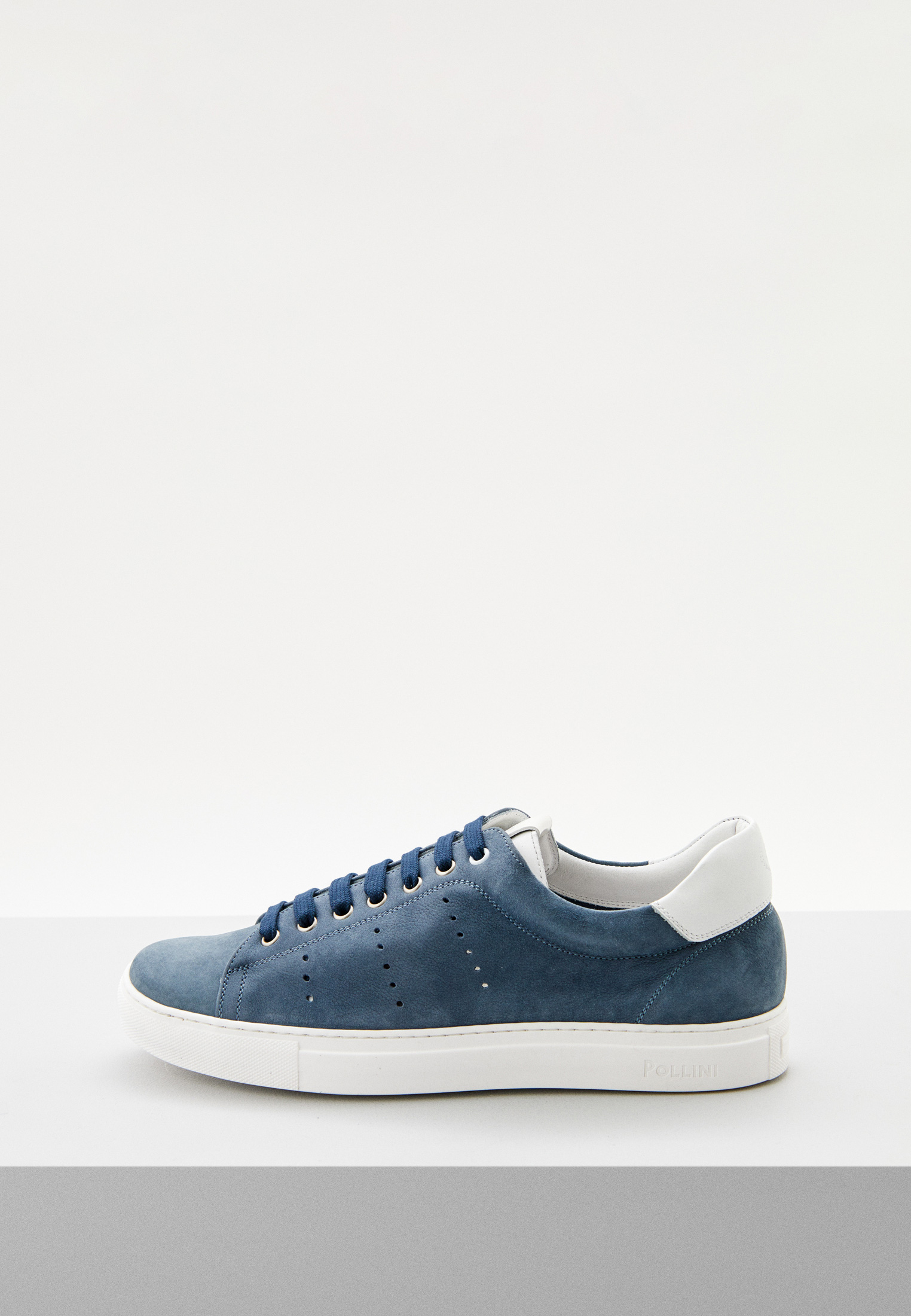 Кеды Pollini, цвет: синий, RTLACN560801 — купить в интернет-магазине Lamoda