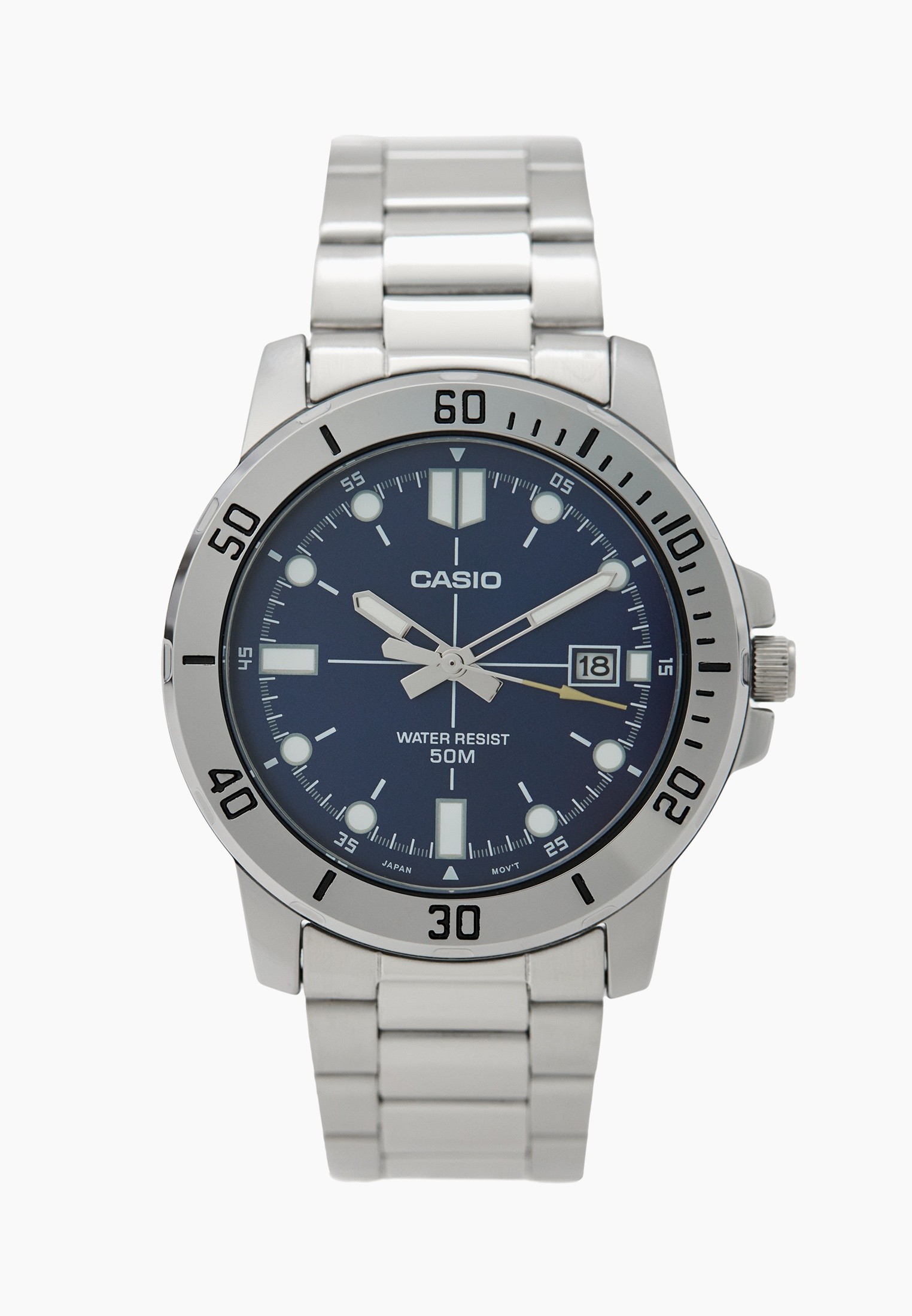 Часы Casio MTP-VD01D-2E, цвет: серебряный, RTLACN852502 — купить в ...