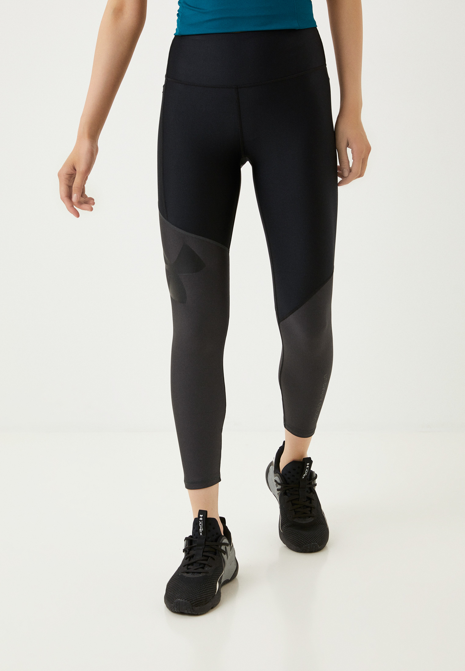 Тайтсы Under Armour ARMOUR COLORBLOCK ANKLE LEG, цвет: черный ...
