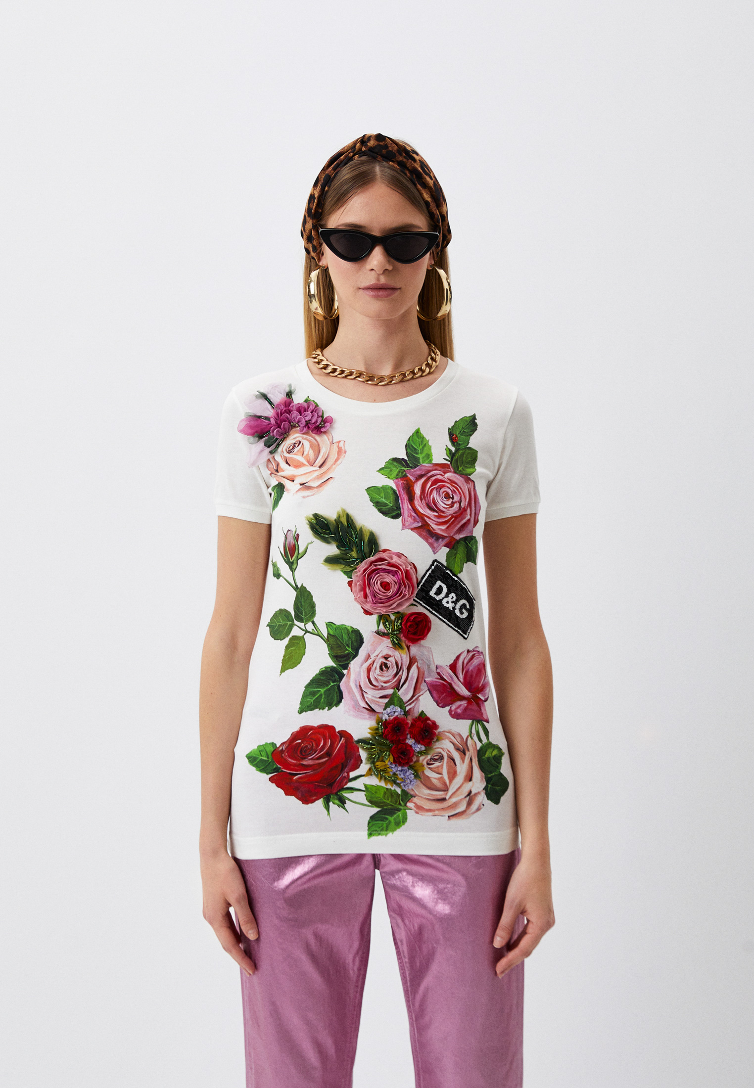 Футболка Dolce&Gabbana, цвет: белый, RTLACO208001 — купить в интернет ...