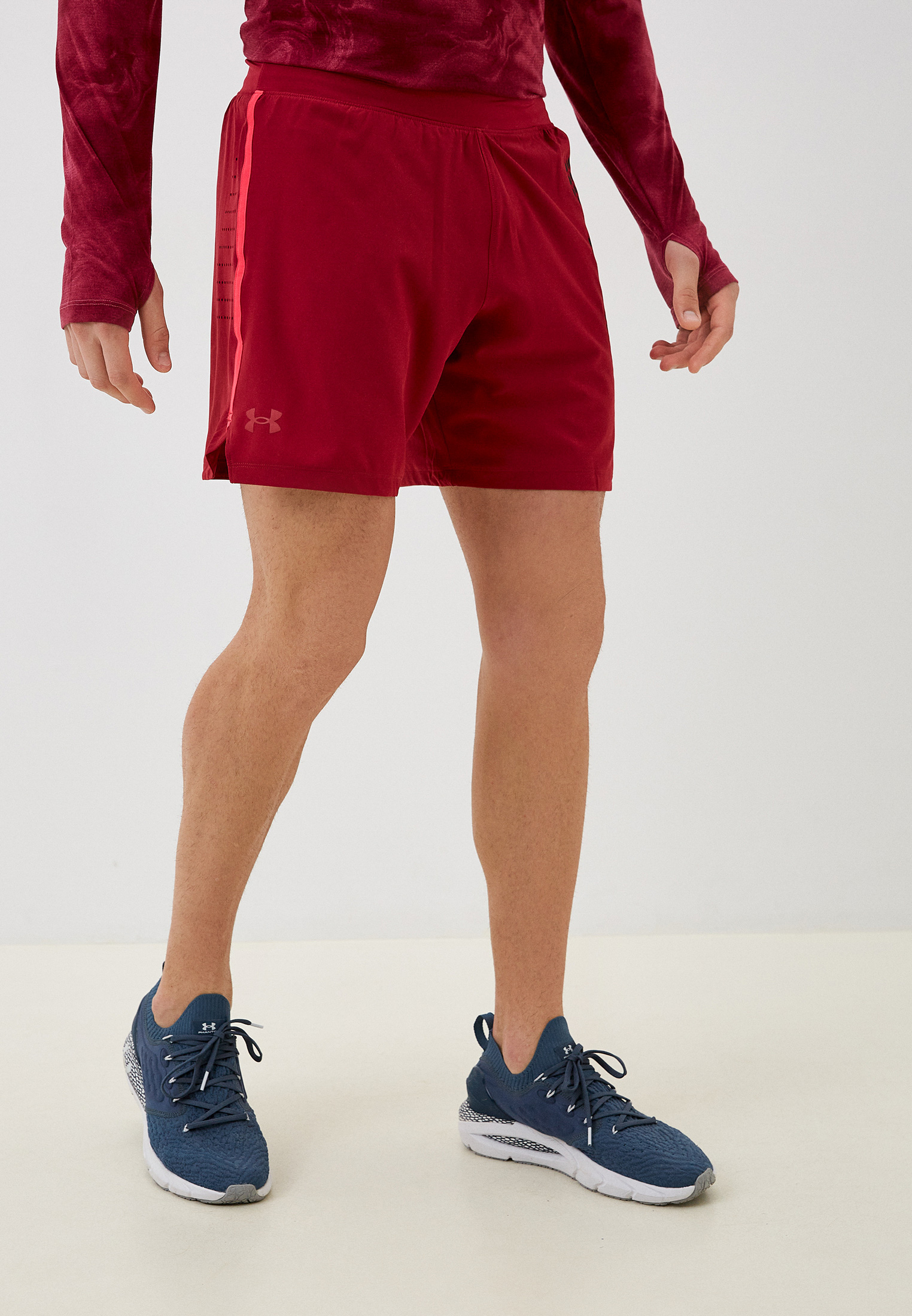 Шорты спортивные Under Armour UA SPEEDPOCKET 7 SHORT II, цвет: фуксия ...