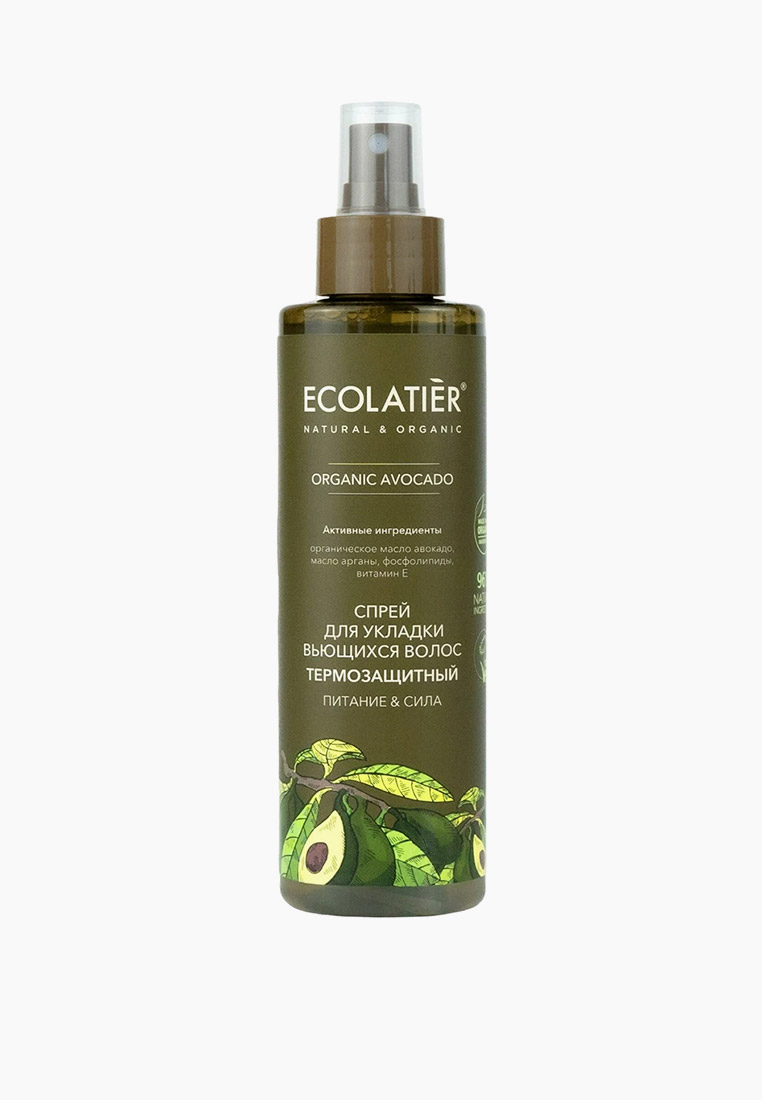 Спрей для волос Ecolatier вьющихся волос, цвет: прозрачный ...