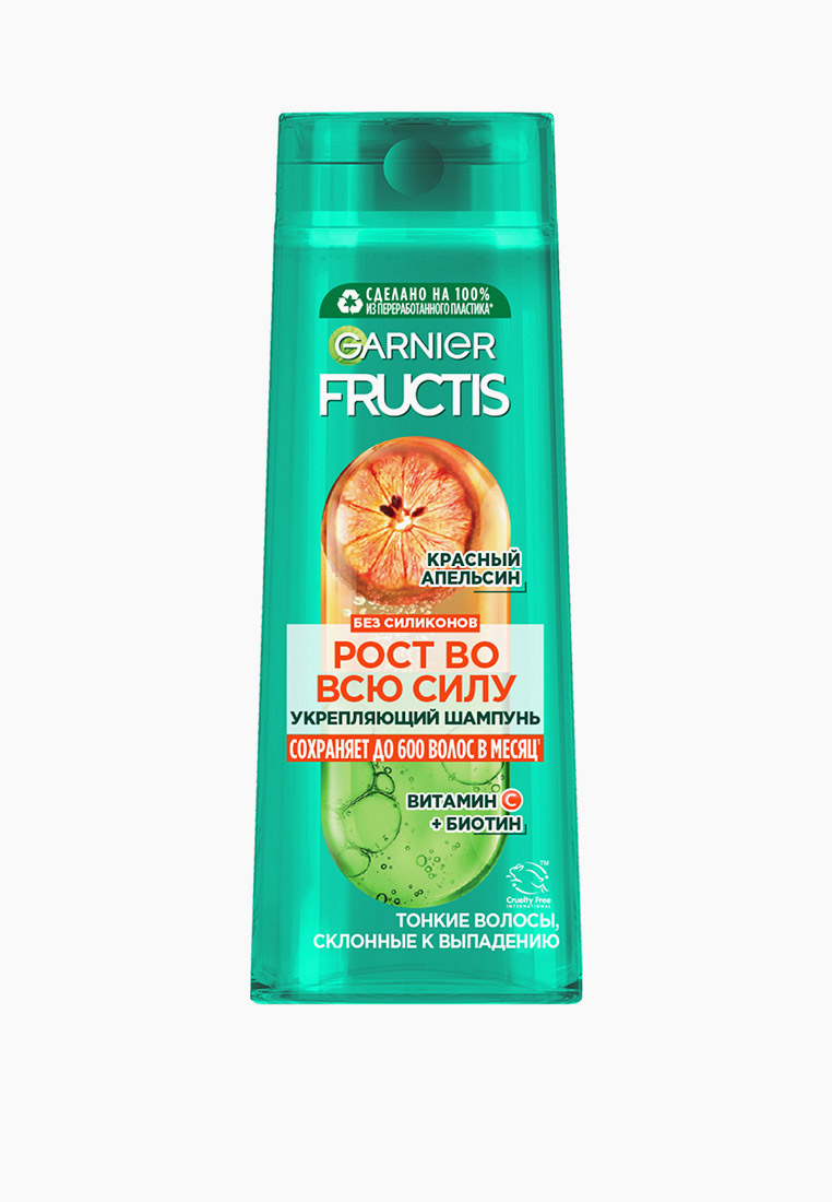 Шампунь Garnier укрепляющий, "Fructis. Рост во всю Силу. Красный ...