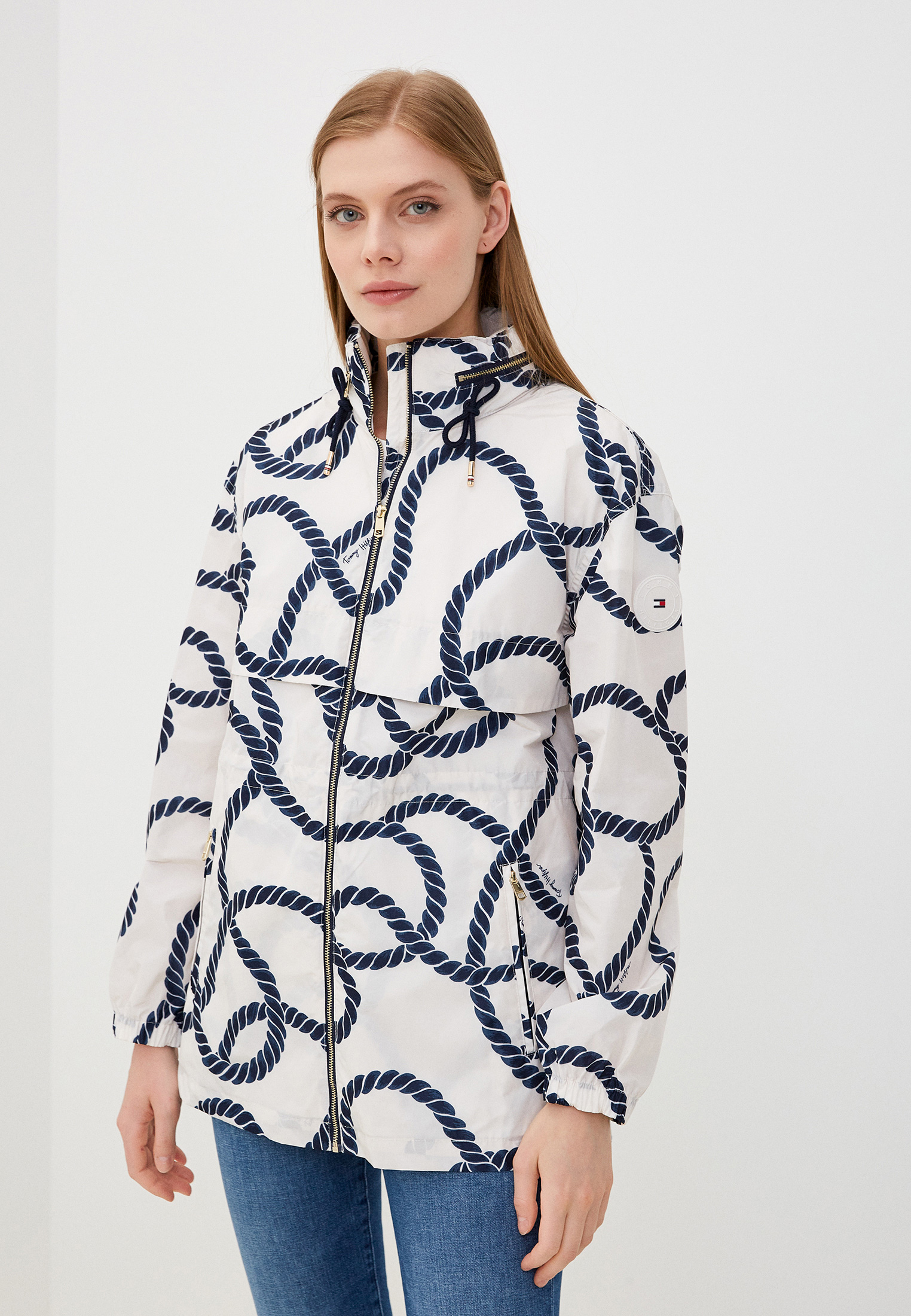 Ветровка Tommy Hilfiger, цвет: белый, RTLACO565101 — купить в интернет ...