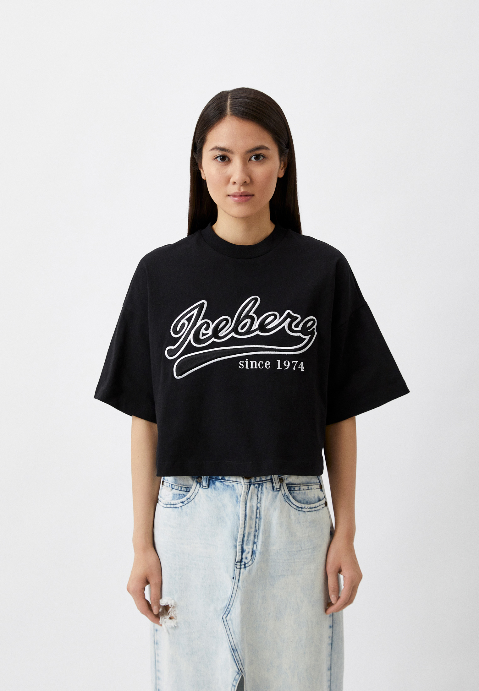 Футболка Iceberg, цвет: черный, RTLACO883201 — купить в интернет ...