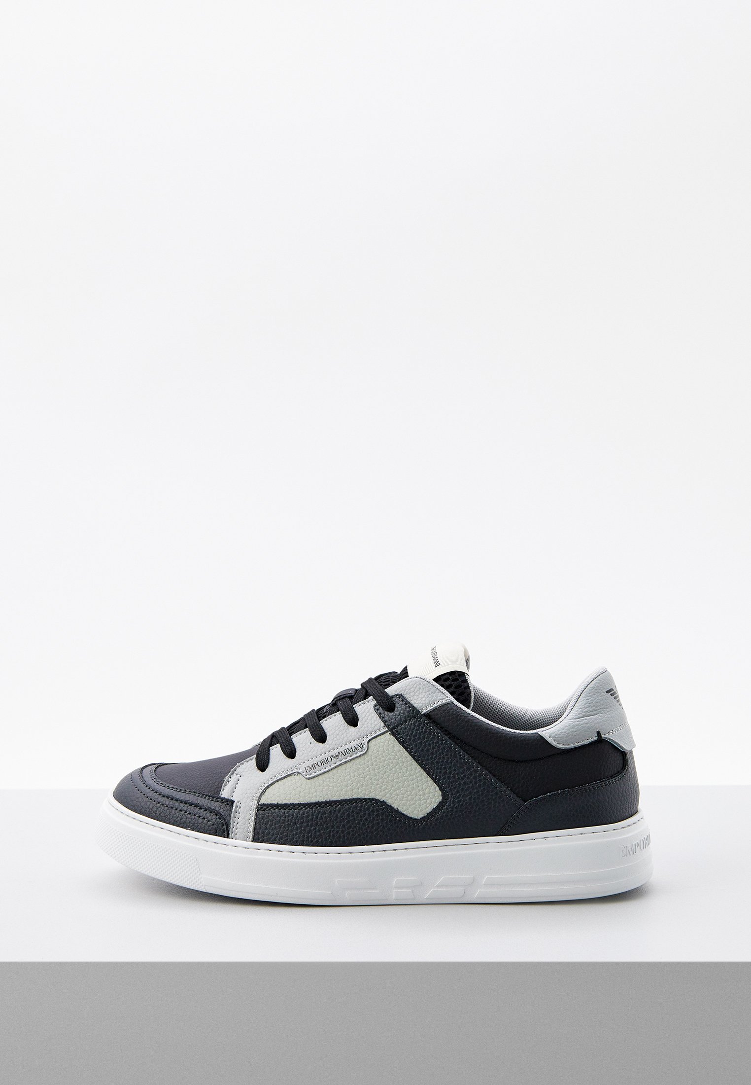 Кеды Emporio Armani, цвет: серый, RTLACO915701 — купить в интернет ...