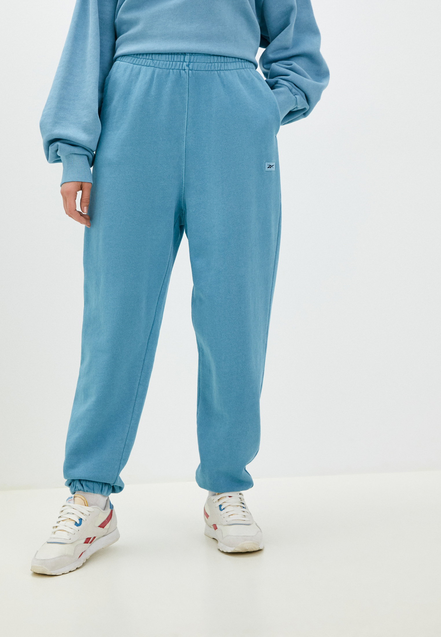 Брюки спортивные Reebok CL RBK ND PANT, цвет: голубой, RTLACP319301 ...