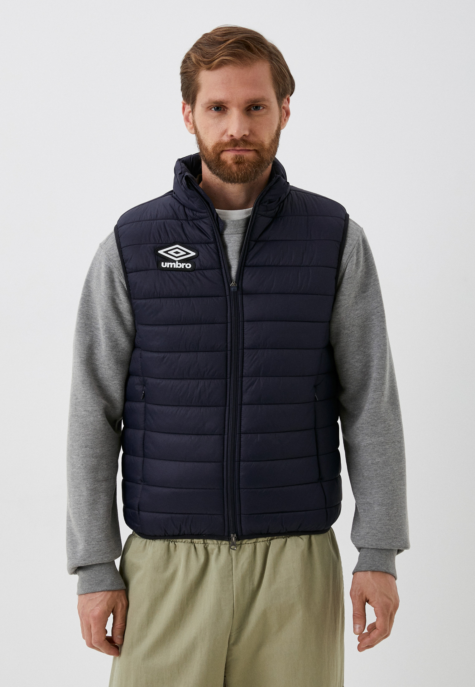 Жилет утепленный Umbro, цвет: синий, RTLACP329202 — купить в интернет ...