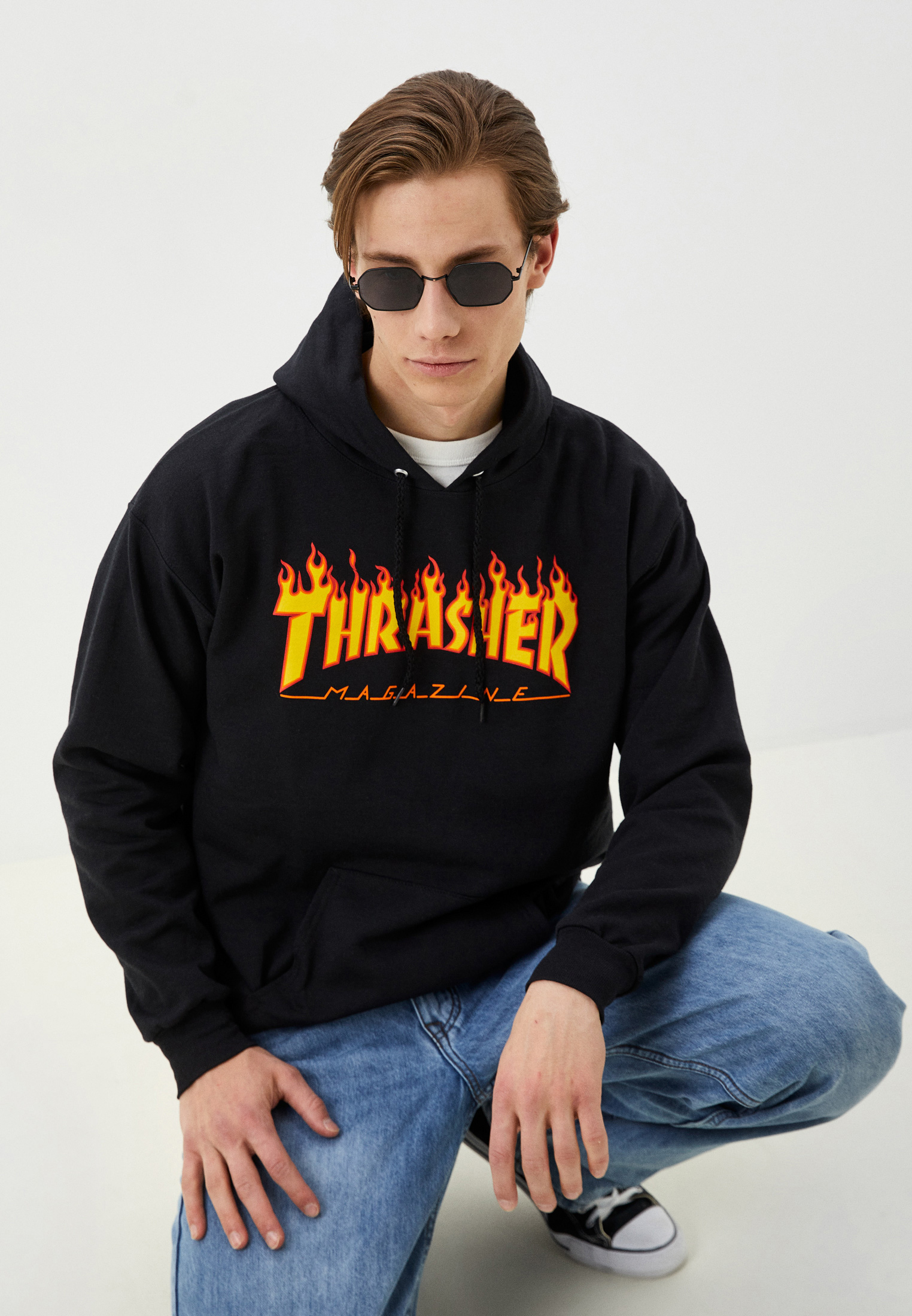Худи Thrasher, цвет: черный, RTLACP844401 — купить в интернет-магазине ...