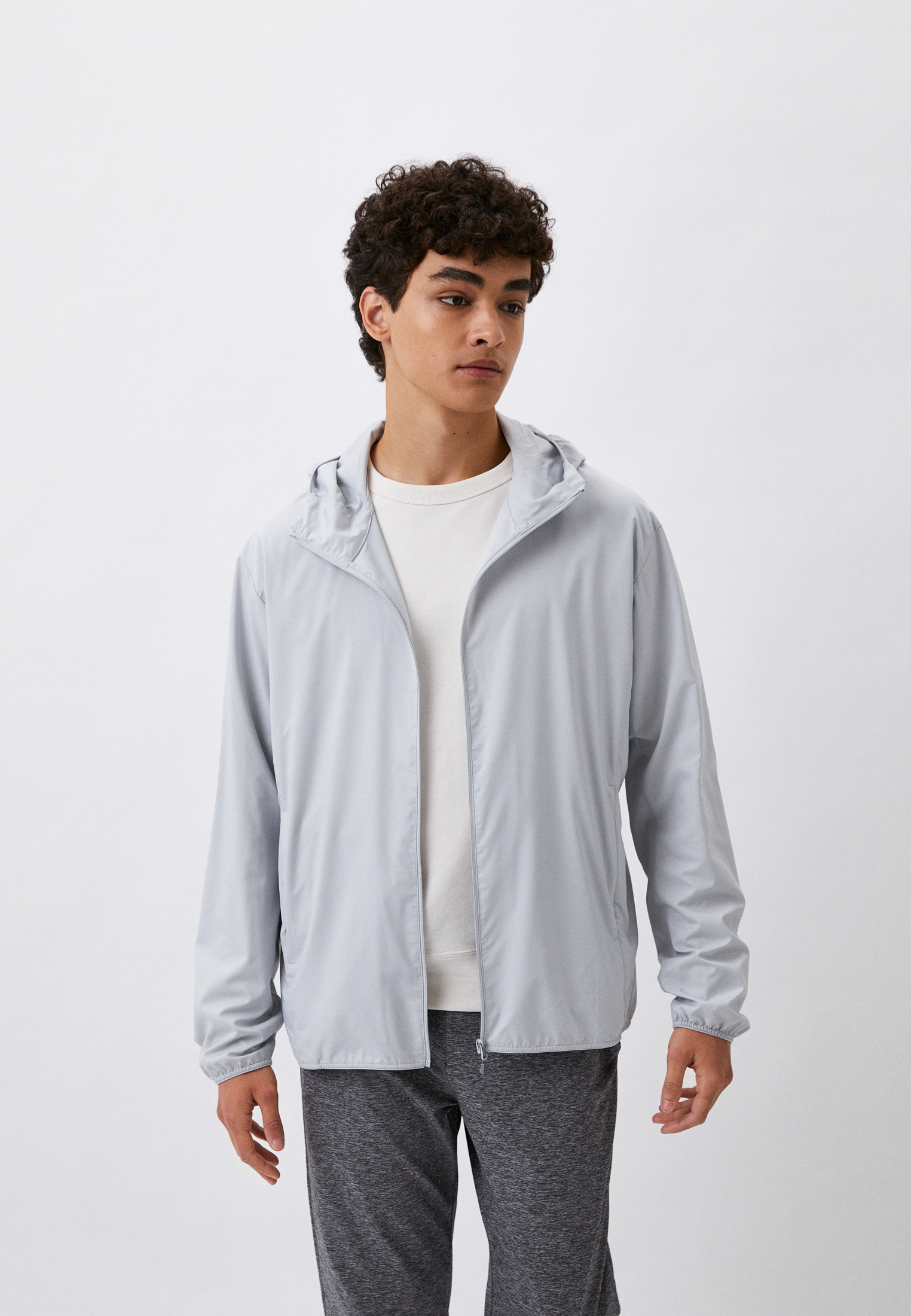 Ветровка UNIQLO компактная UV Protection, цвет: серый, RTLACQ380401 ...