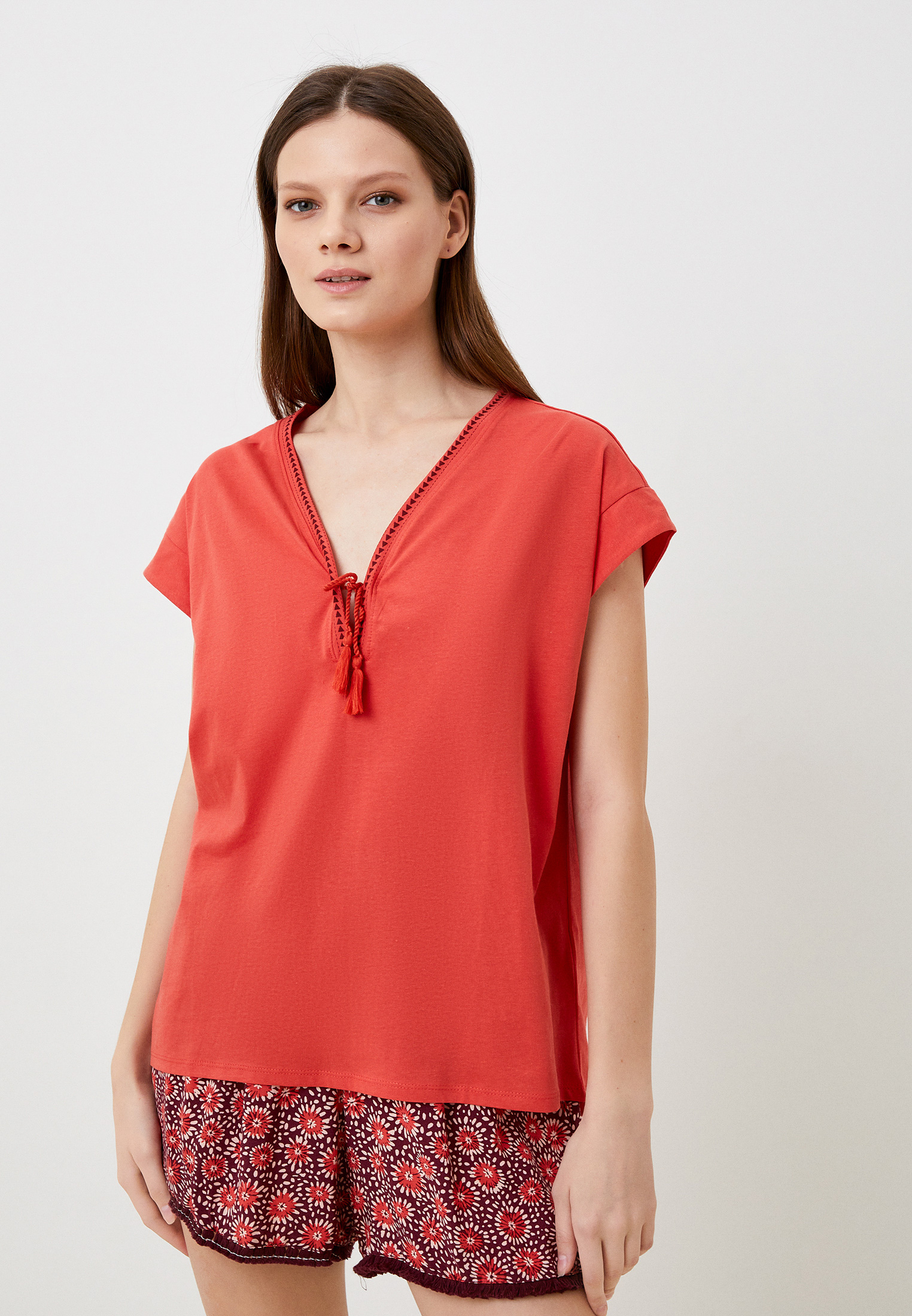 Футболка домашняя women'secret, цвет: красный, RTLACQ649101 — купить в ...